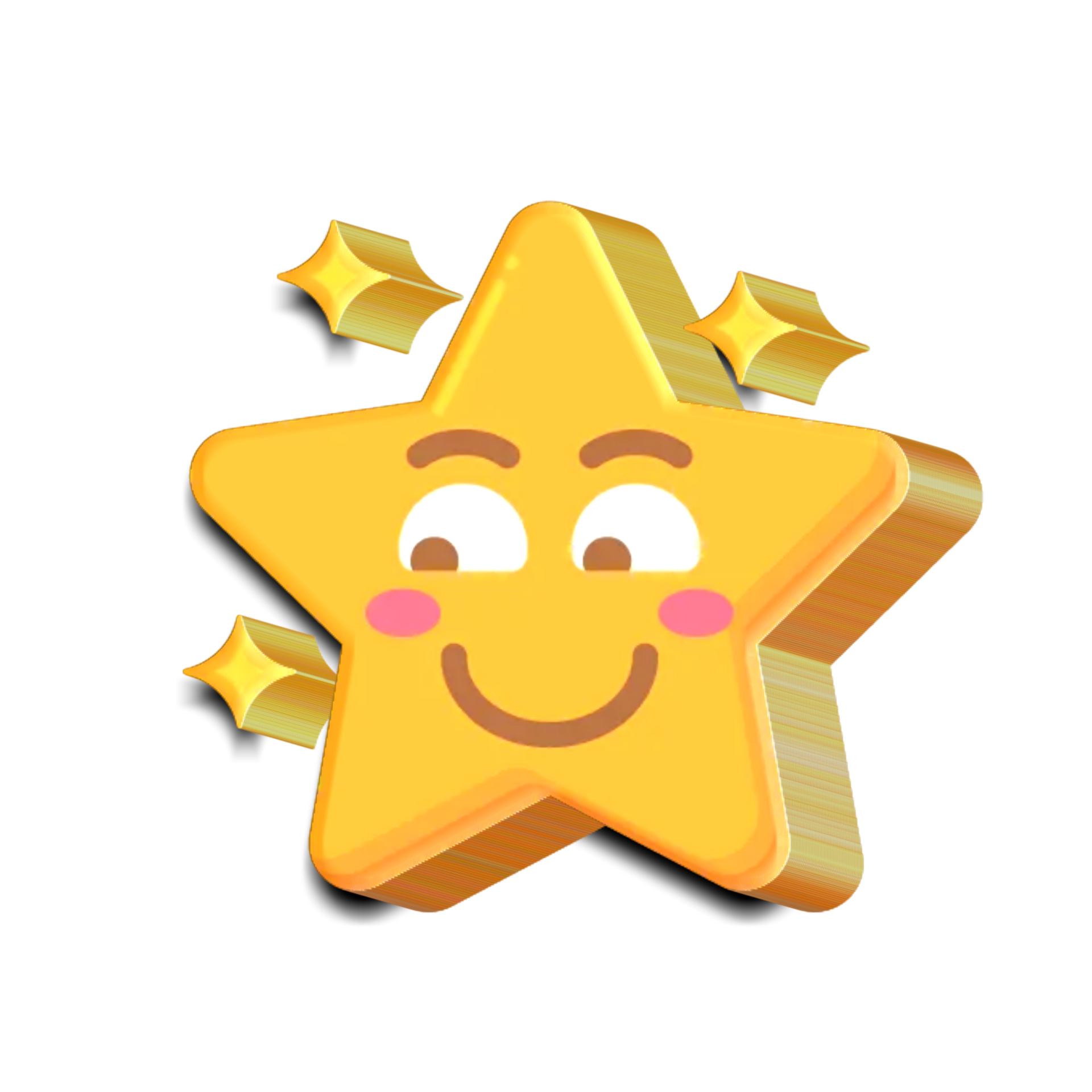 Cute star emoji 12959036 PNG