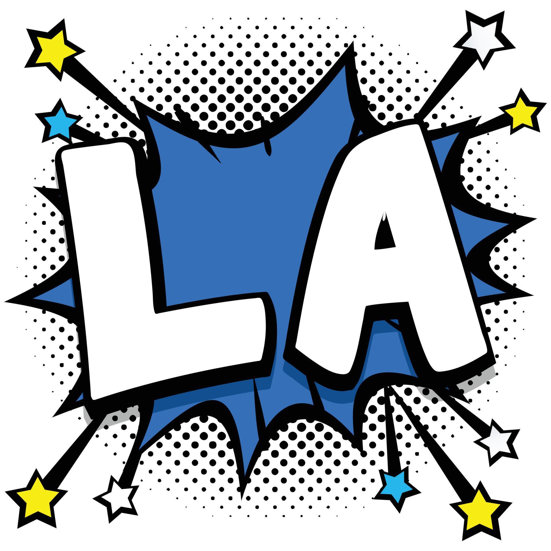 la Pop art comic speech bubbles book sound effects 12959071 Vector Art at Vecteezy