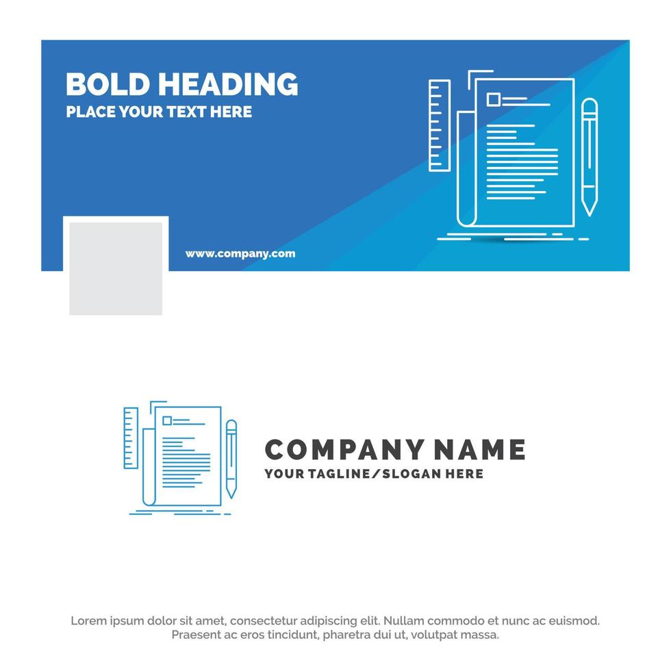 Blue Business Logo Template For Code Coding File Programming Script Facebook Timeline