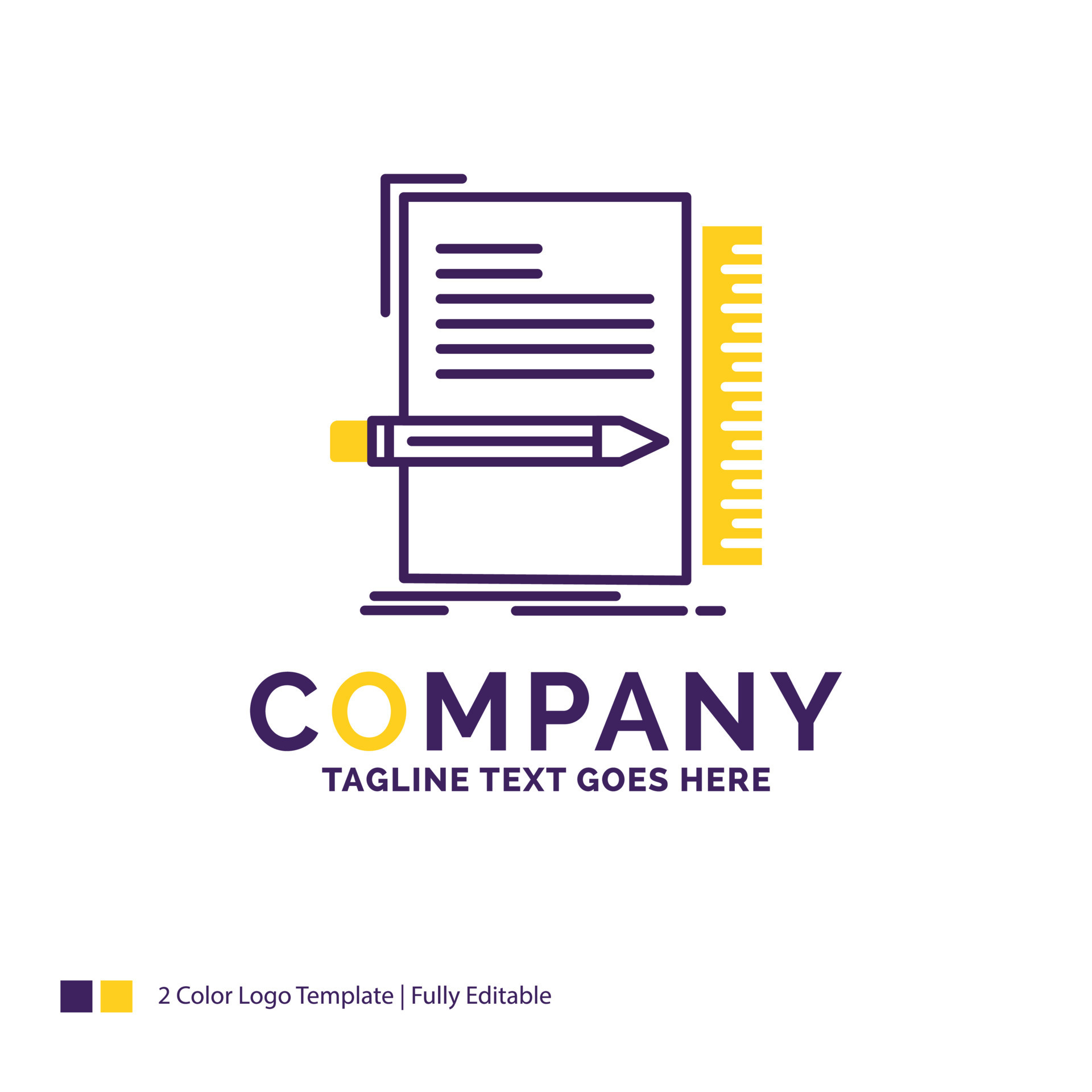 Company Name Logo Design For Code Coding File Programming Script Purple And Yellow Brand