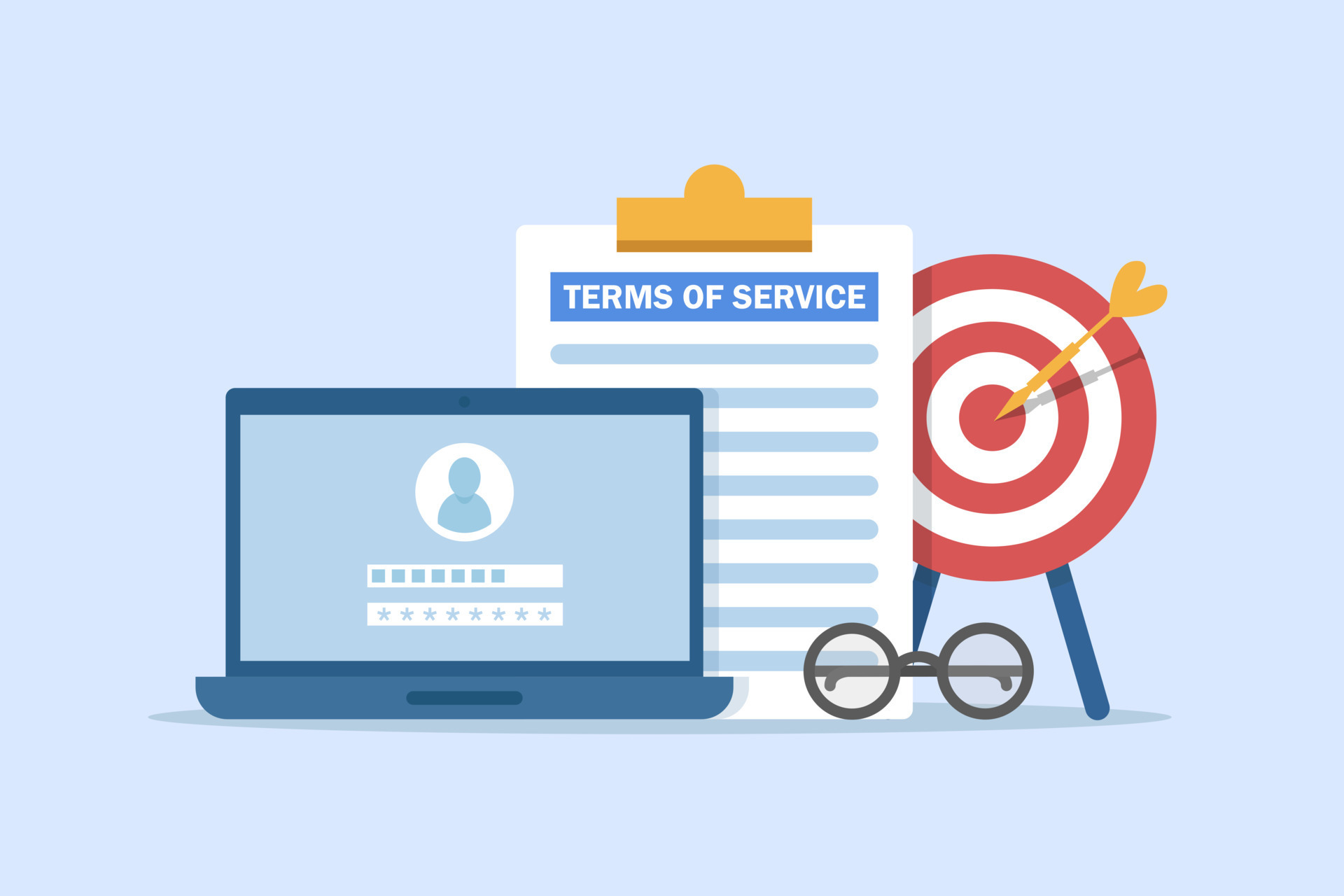Terms Of Service Contract Document Signed Clipboard With Terms Of terms-of-service-contract-document-signed-clipboard-with-terms-of