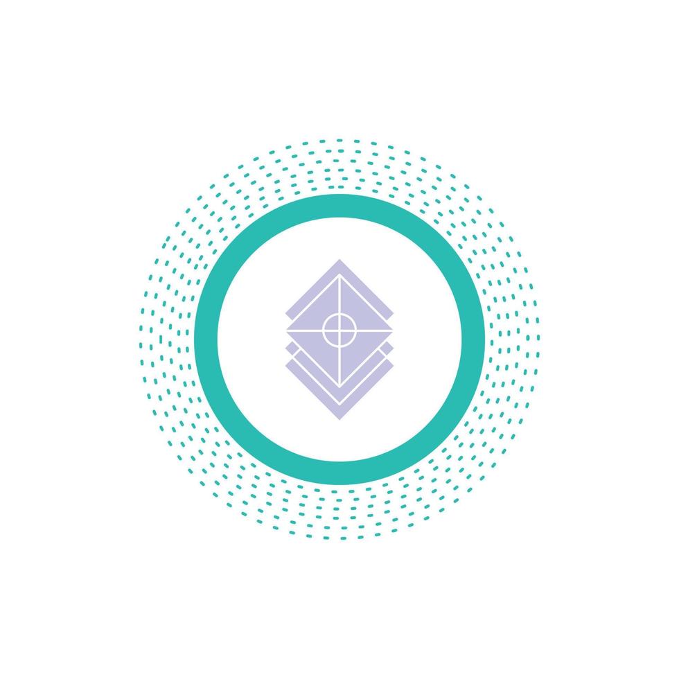 Arrange Design Layers Stack Layer Glyph Icon Vector Isolated Illustration 12962386 Vector