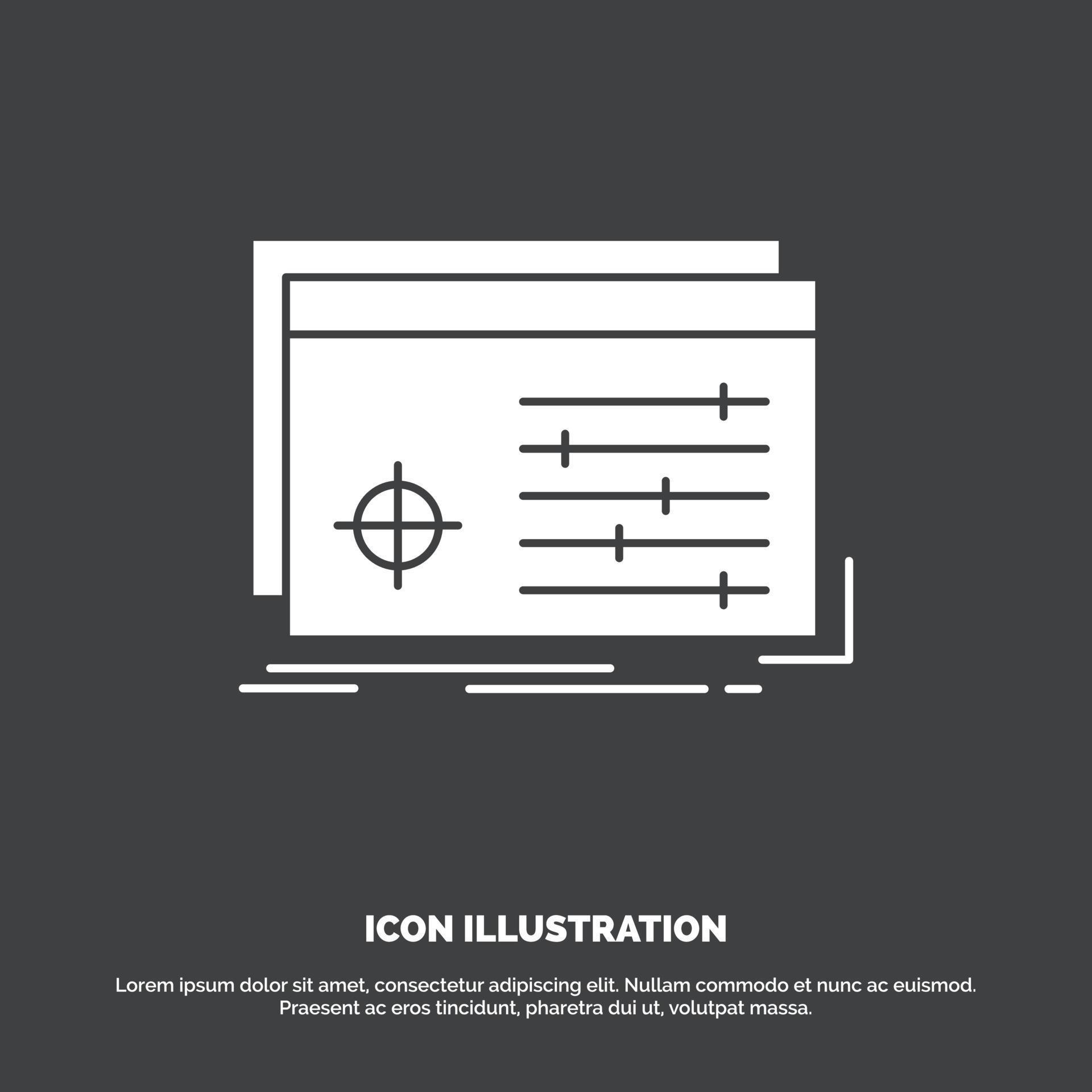 File Object Processing Settings Software Icon Glyph Vector Symbol For Ui And Ux Website Or