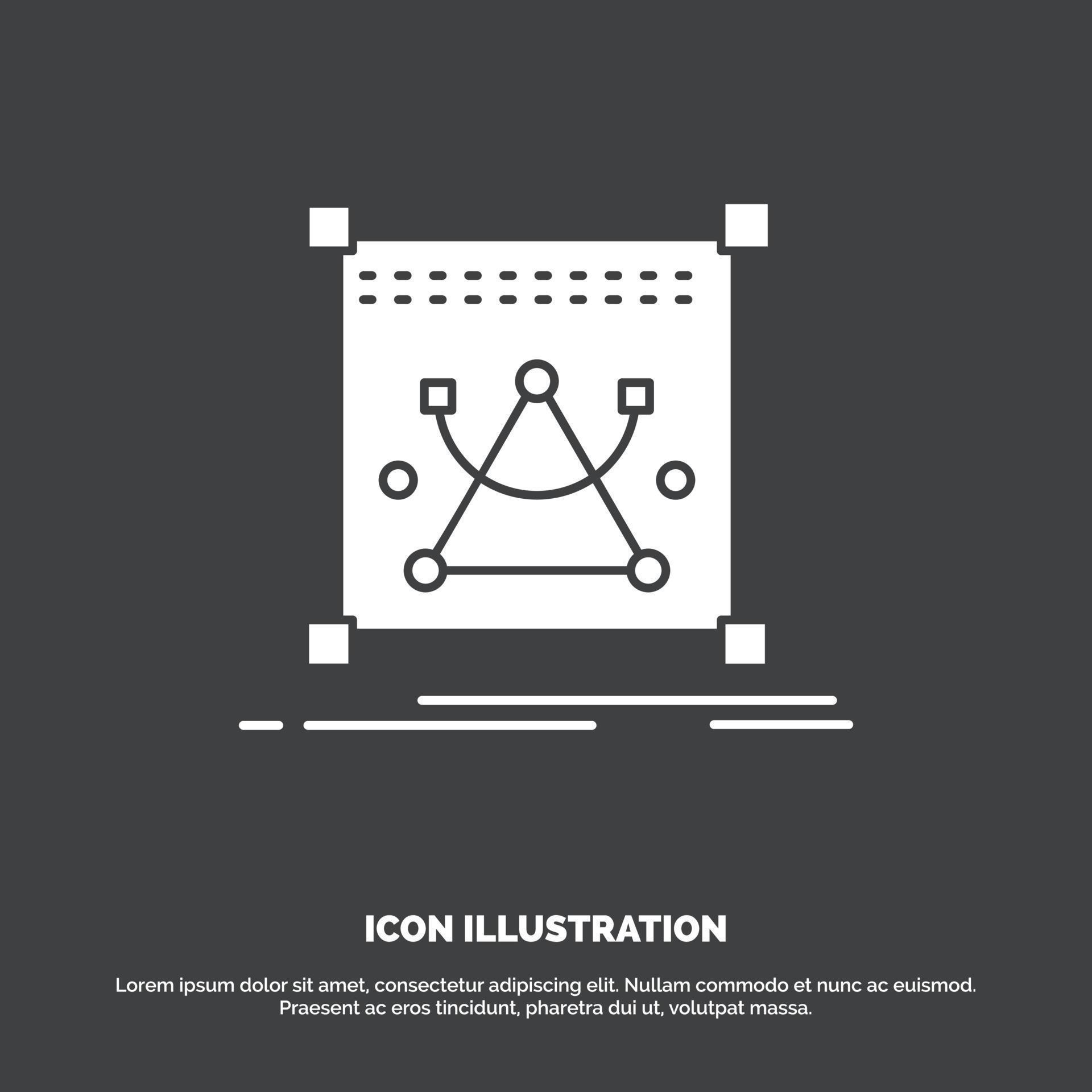 3d. edit. editing. object. resize Icon. glyph vector symbol for UI and UX. website or mobile ...