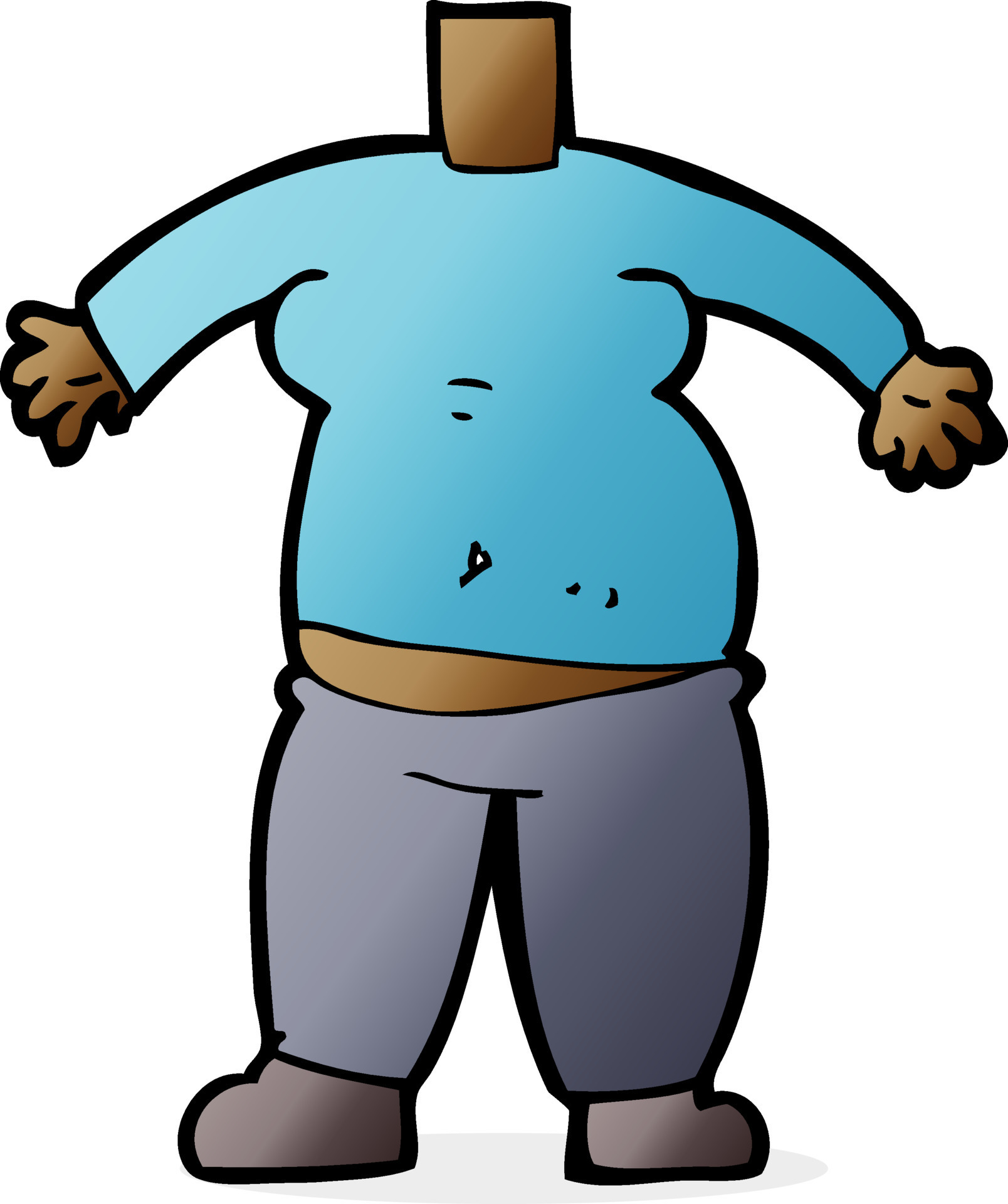 Doodle Character Cartoon Body 12963790 Vector Art At Vecteezy