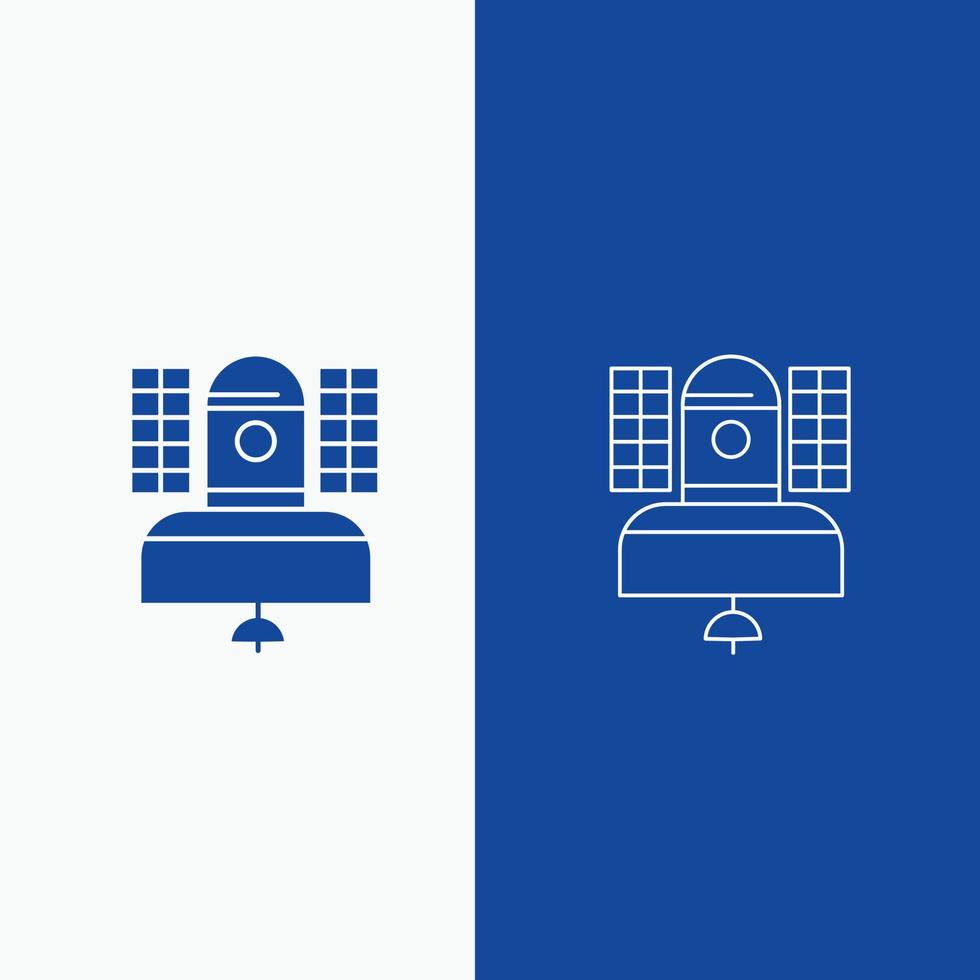 Satellite Broadcast Broadcasting Communication Telecommunication Line And Glyph Web Button