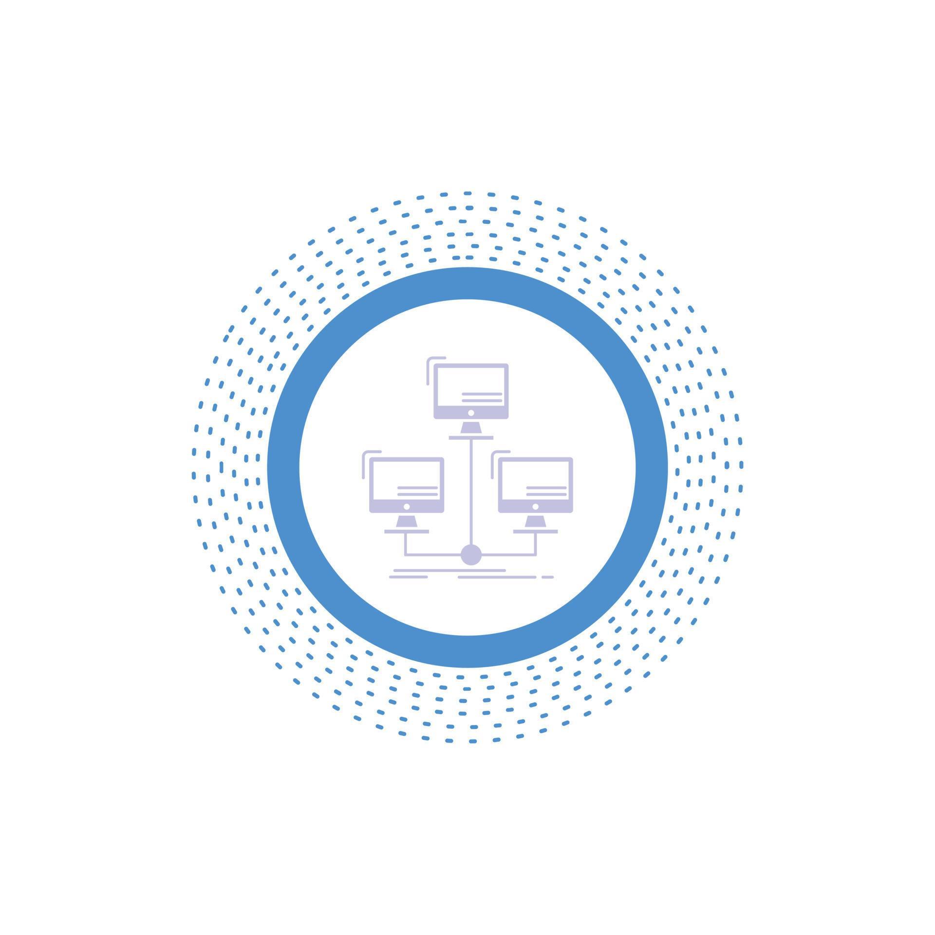 Database Distributed Connection Network Computer Glyph Icon Vector