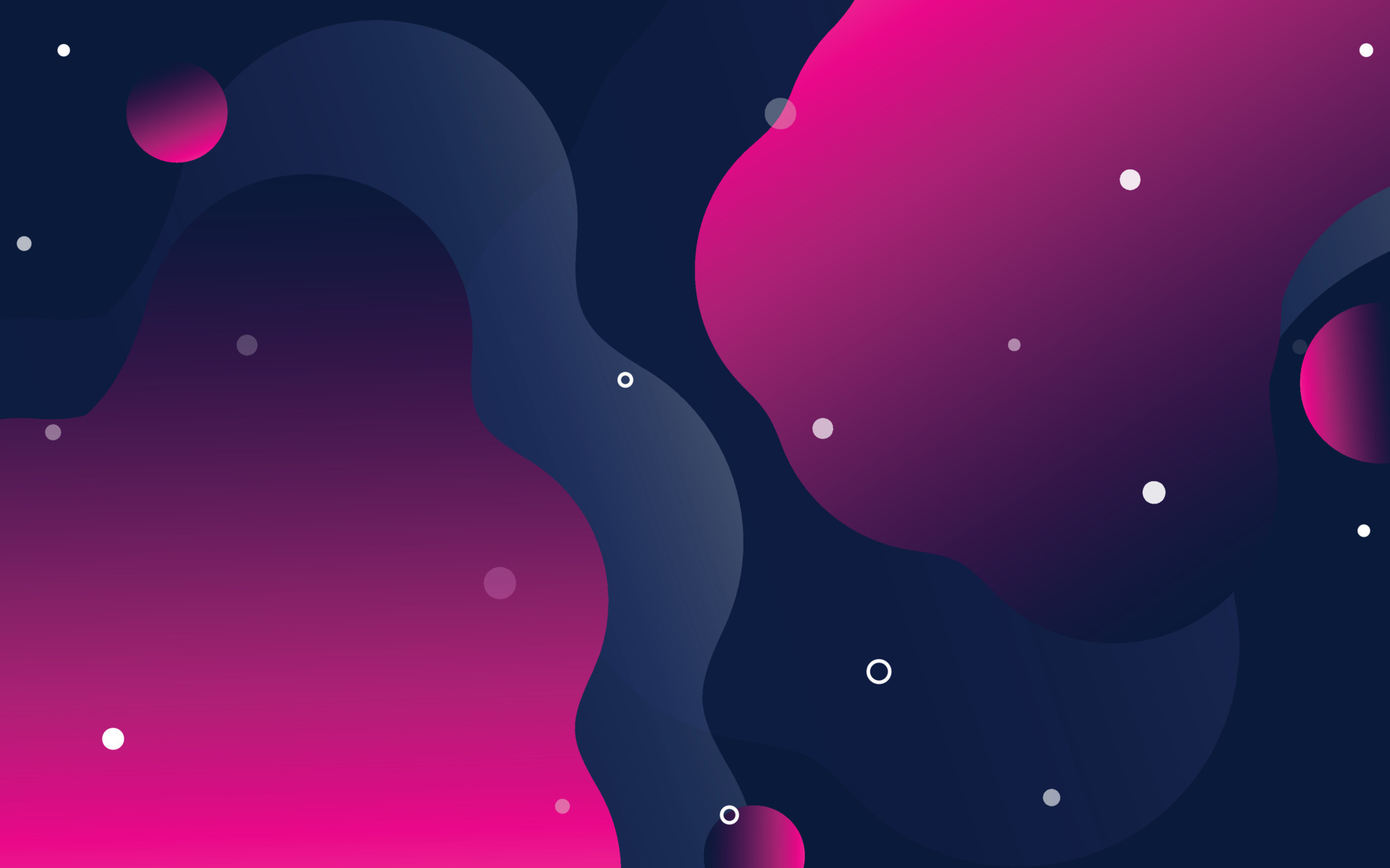 Floating Liquid Blobs Abstract Colorful Banner With Fluid Shapes Futuristic Composition With