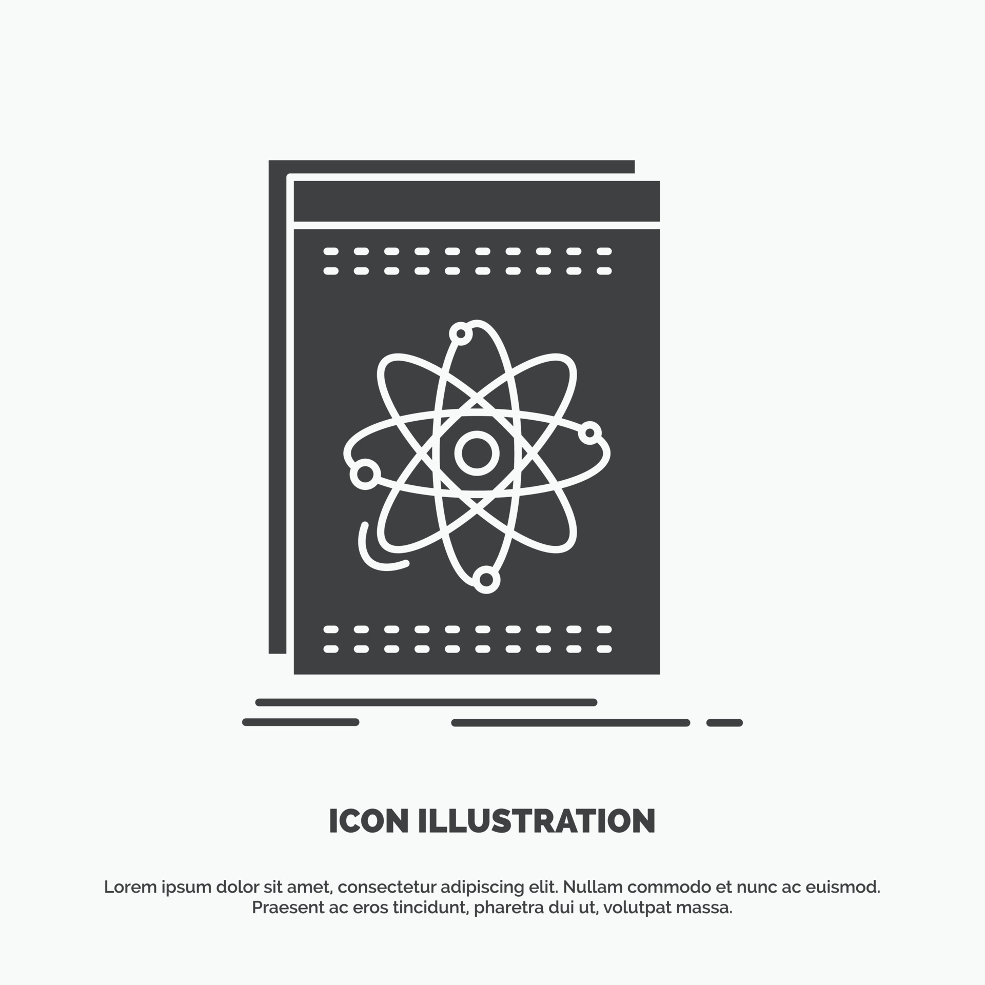 Api Application Developer Platform Science Icon Glyph Vector Gray Symbol For Ui And Ux