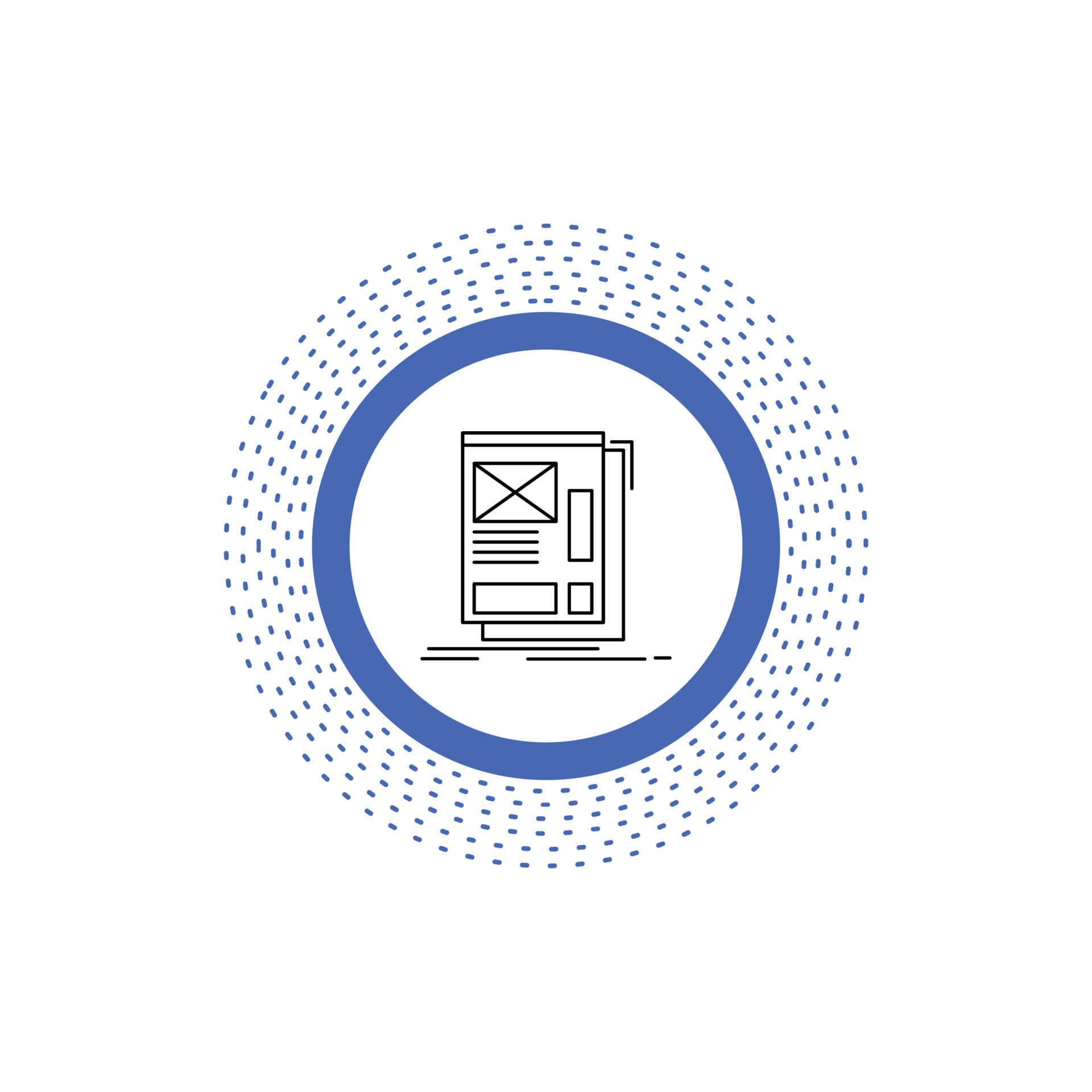 Wire Framing Web Layout Development Line Icon Vector Isolated