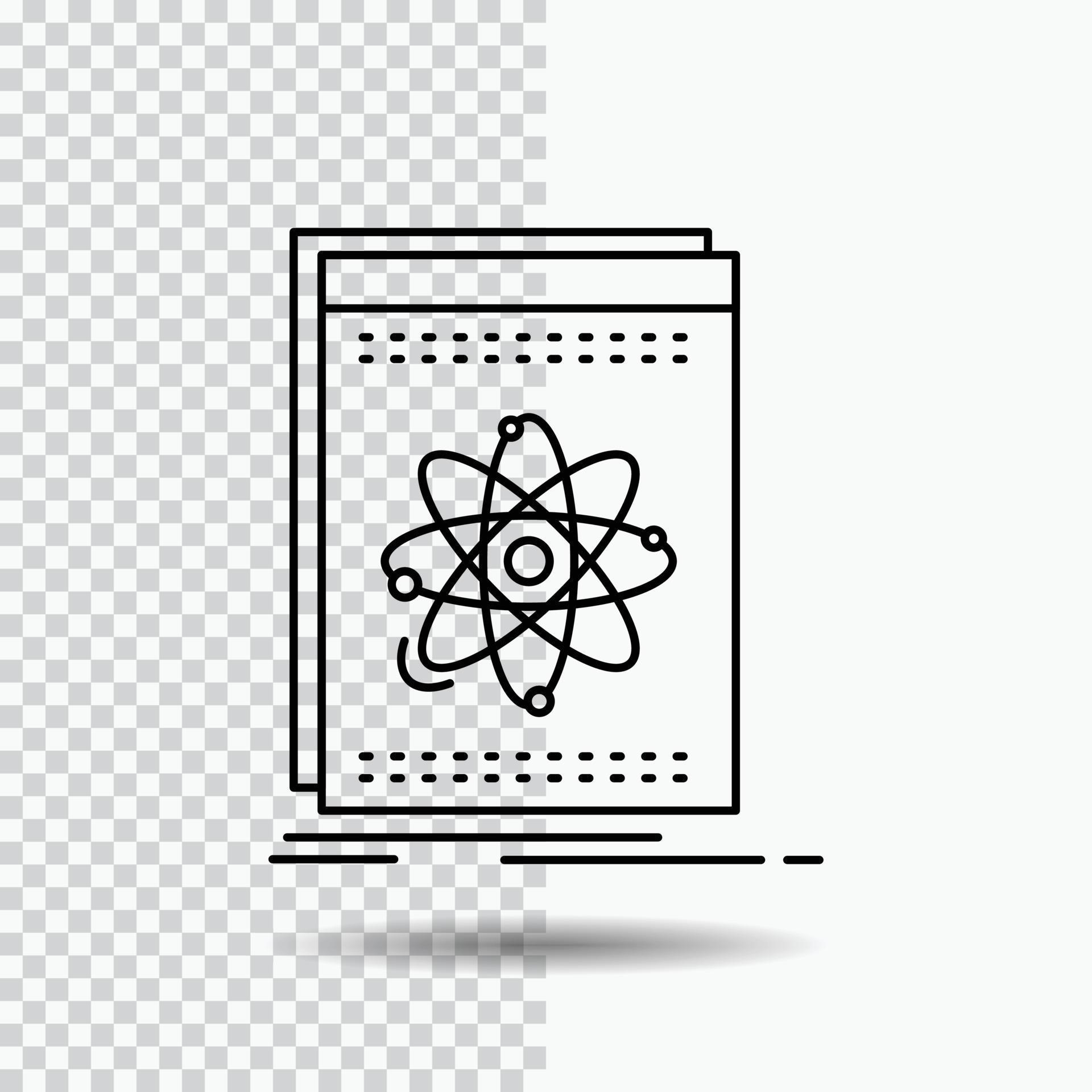 Api. application. developer. platform. science Line Icon on Transparent Background. Black Icon ...