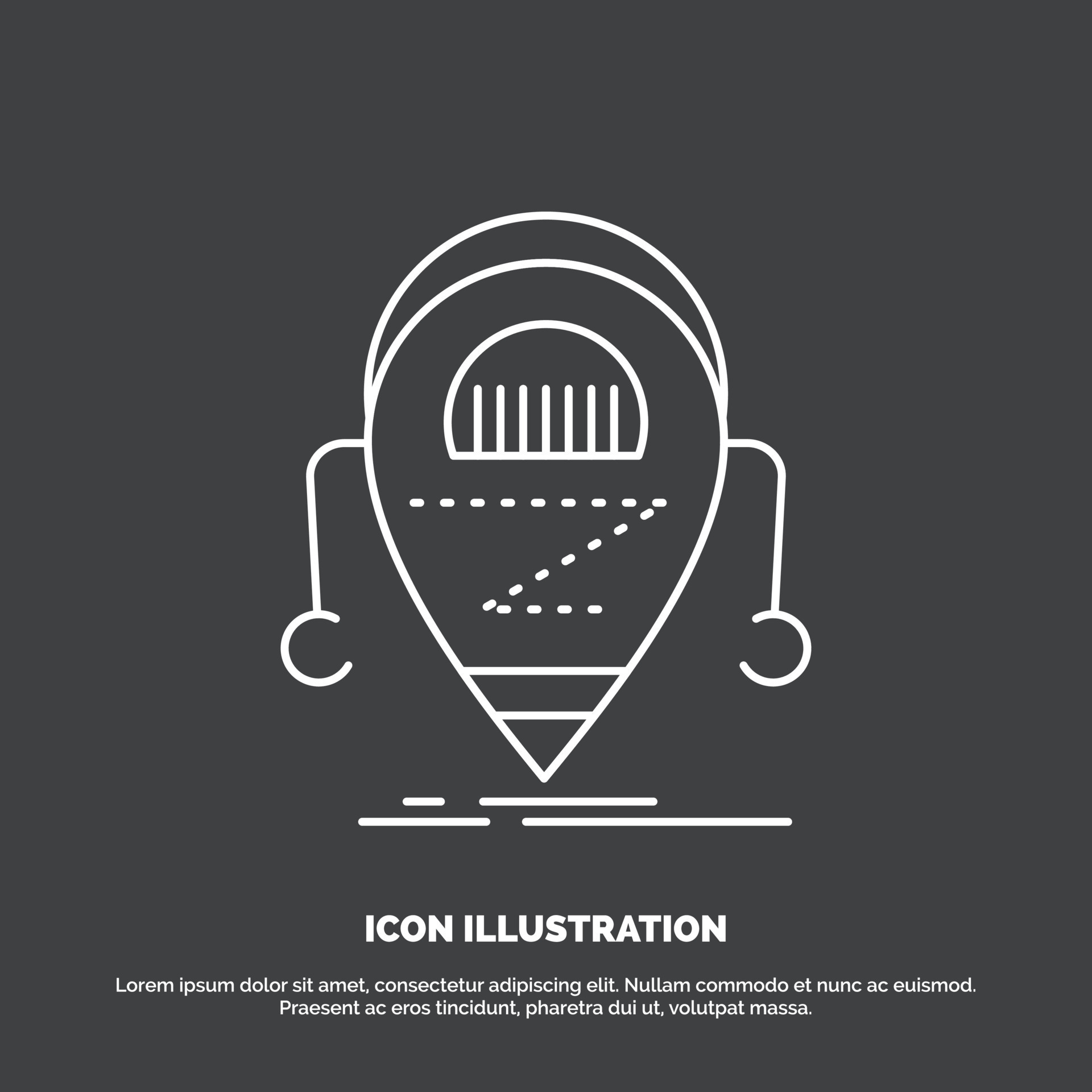 Android Beta Droid Robot Technology Icon Line Vector Symbol For Ui And Ux Website Or