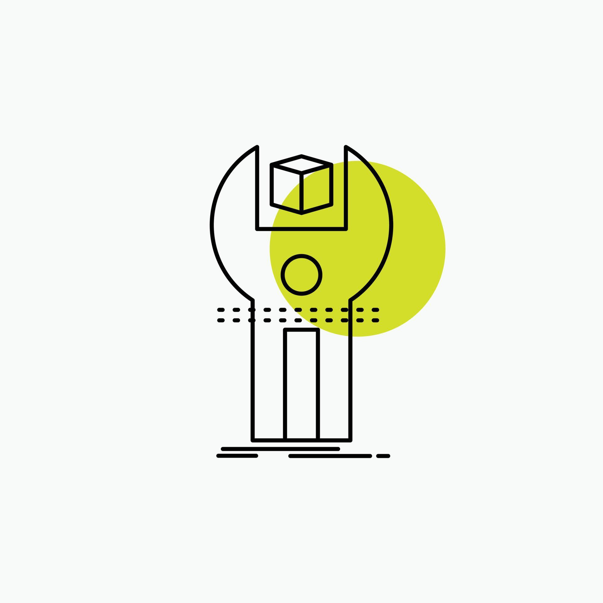 Sdk App Development Kit Programming Line Icon 12966259 Vector Art