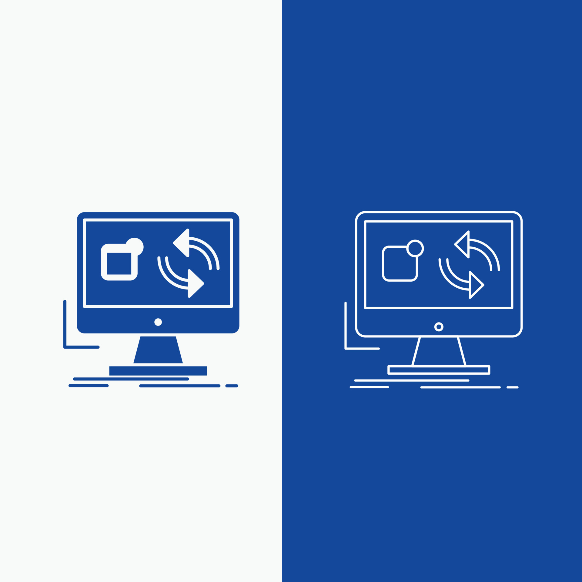 Update App Application Install Sync Line And Glyph Web Button In