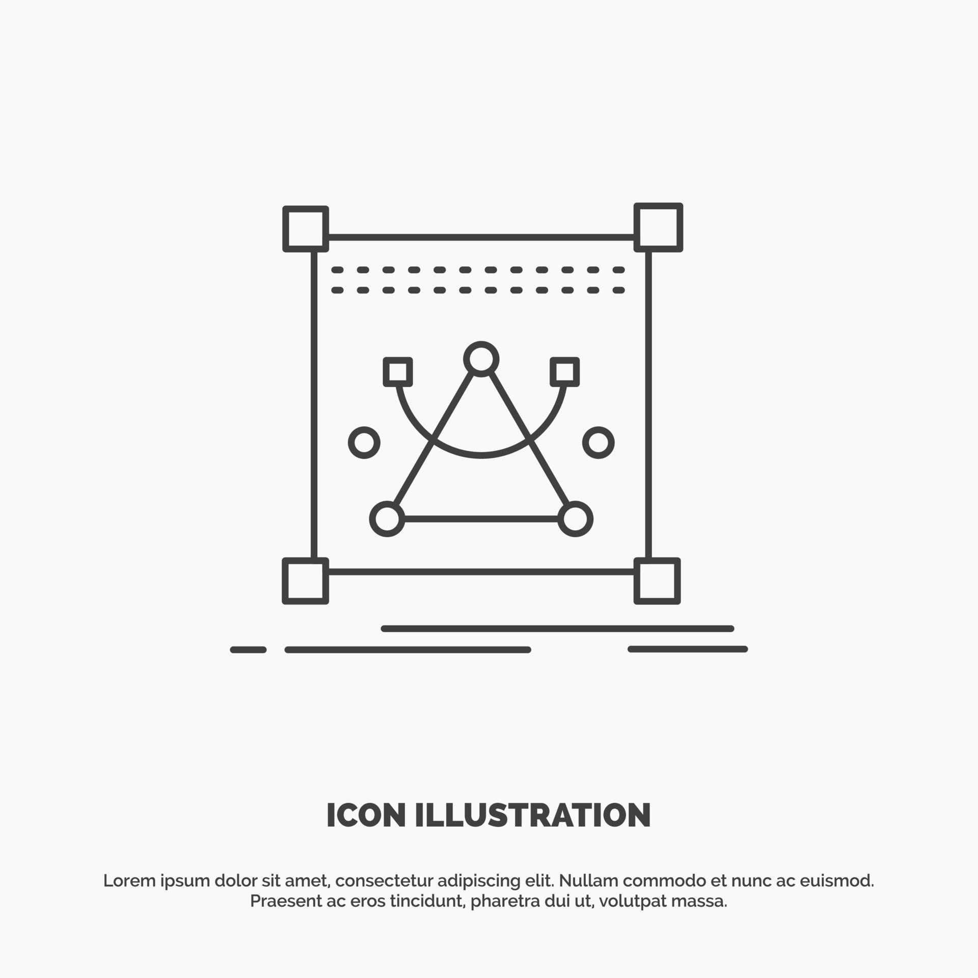 3d Edit Editing Object Resize Icon Line Vector Gray Symbol For Ui