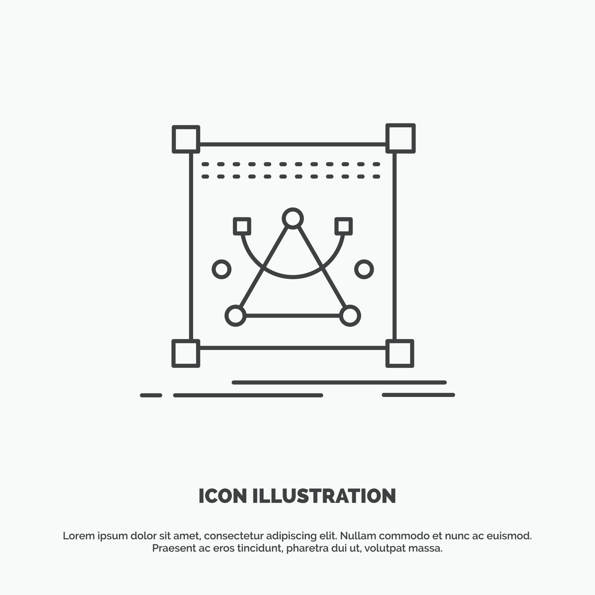 3d Edit Editing Object Resize Icon Line Vector Gray Symbol For Ui And Ux Website Or Mobile