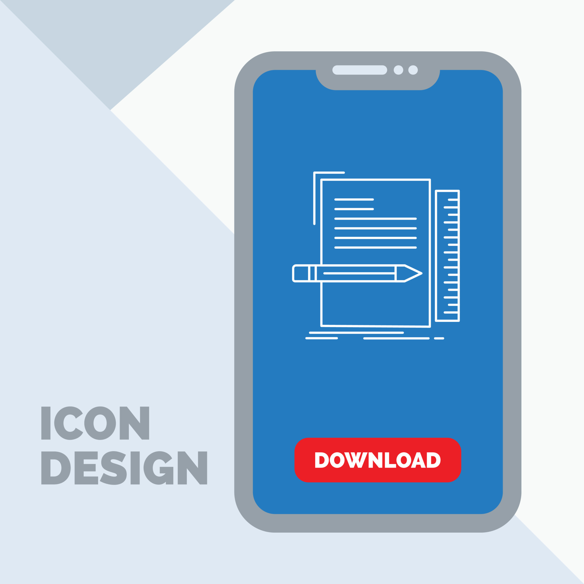 Code Coding File Programming Script Line Icon In Mobile For Download Page 12966463 Vector
