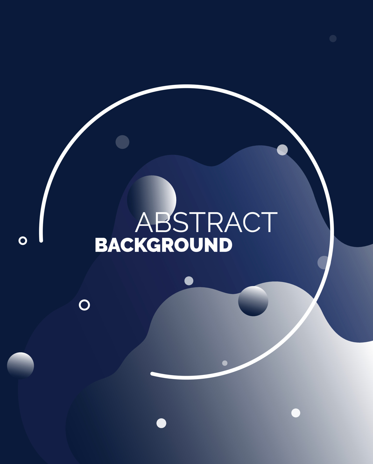 Gradient liquid shapes abstract covers vector collection. Colorful ...