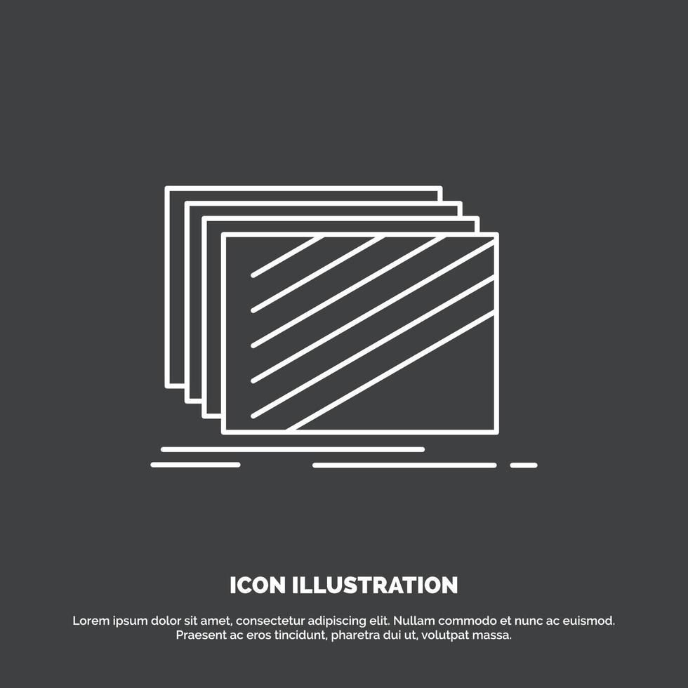 Design Layer Layout Texture Textures Icon Line Vector Symbol For Ui And Ux Website Or