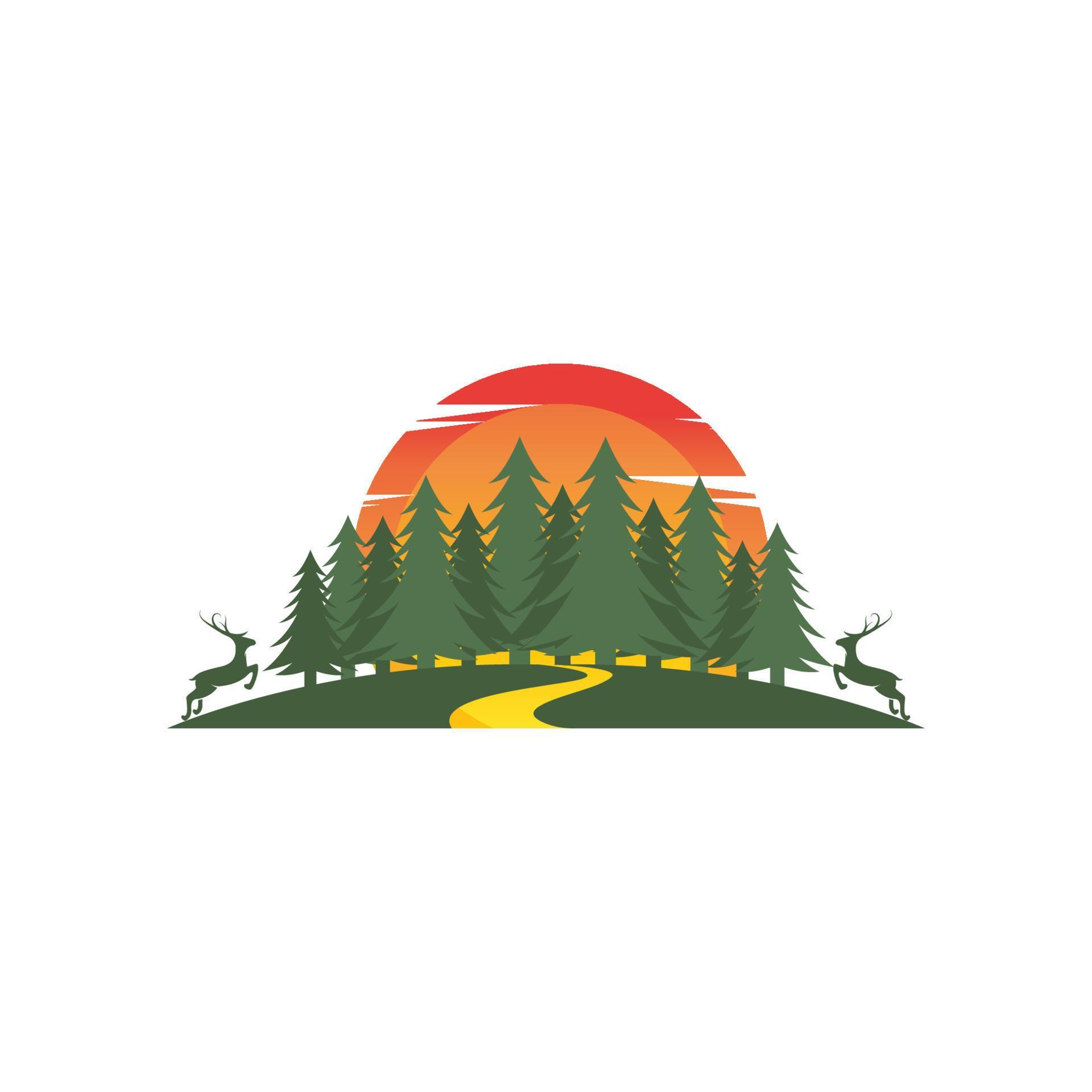 Forest Vector icon design illustration 12967602 Vector Art at Vecteezy