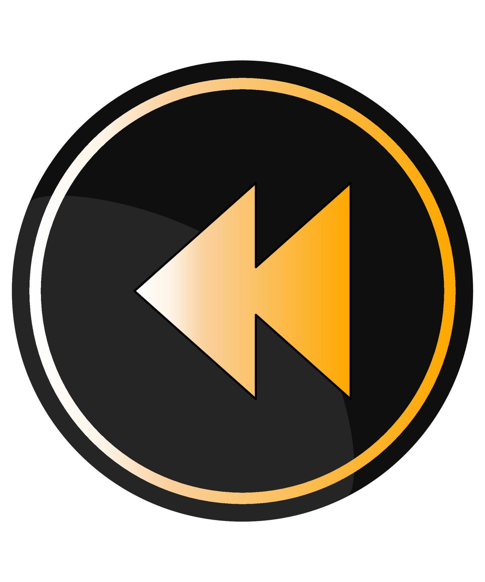 Fast Backward Button 12968383 Vector Art at Vecteezy