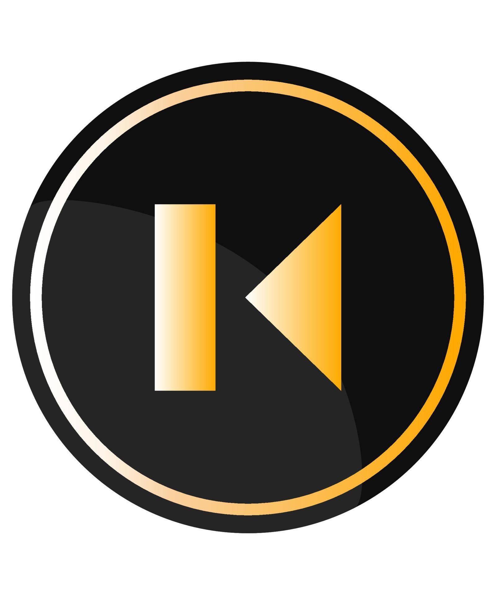 Skip Previous Button 12968389 Vector Art at Vecteezy