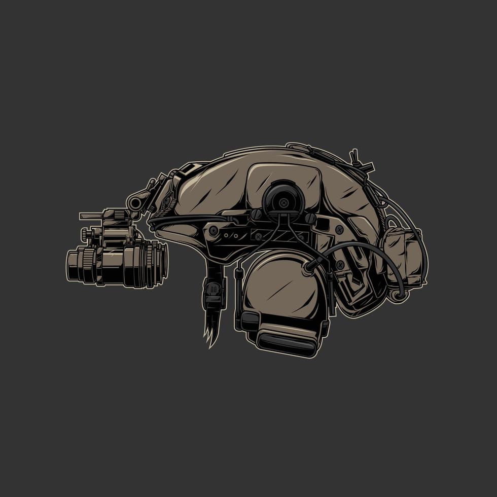 tactical helmet and nvg in the dak gray beground 12968718 Vector Art at ... tactical helmet and nvg in the dak gray beground 12968718 Vector Art at ...