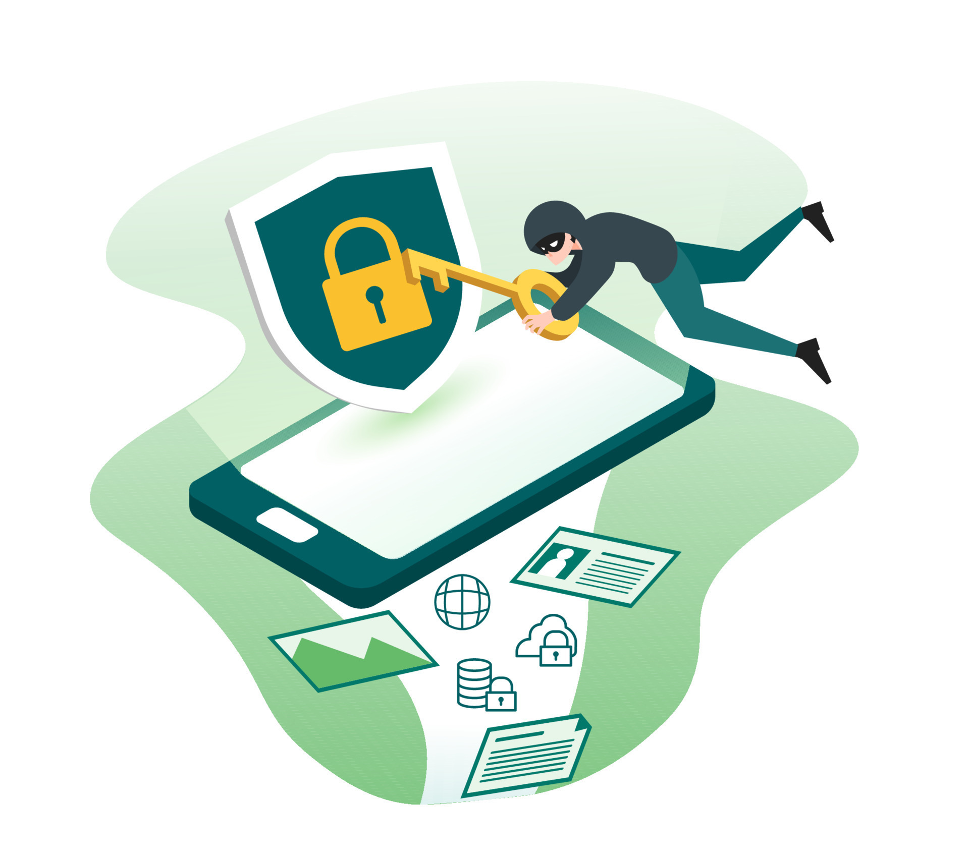 Data Phishing Hacker Attack Data Protection Privacy And Personal