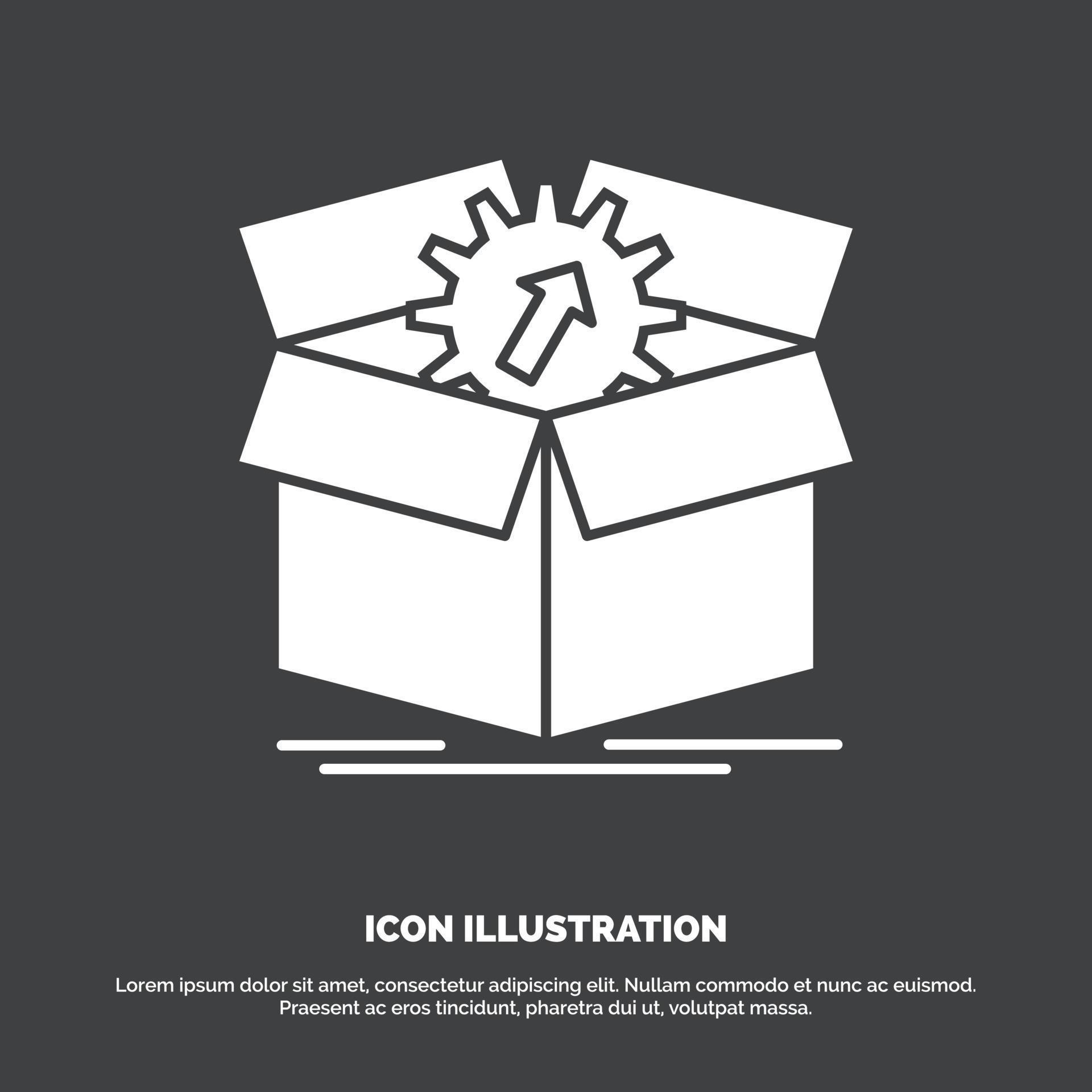 Upload Performance Productivity Progress Work Icon Glyph Vector Symbol For Ui And Ux