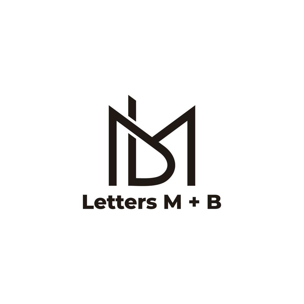 letter mb simple linked geometric line logo vector 12975720 Vector Art ... letter mb simple linked geometric line logo vector 12975720 Vector Art ...