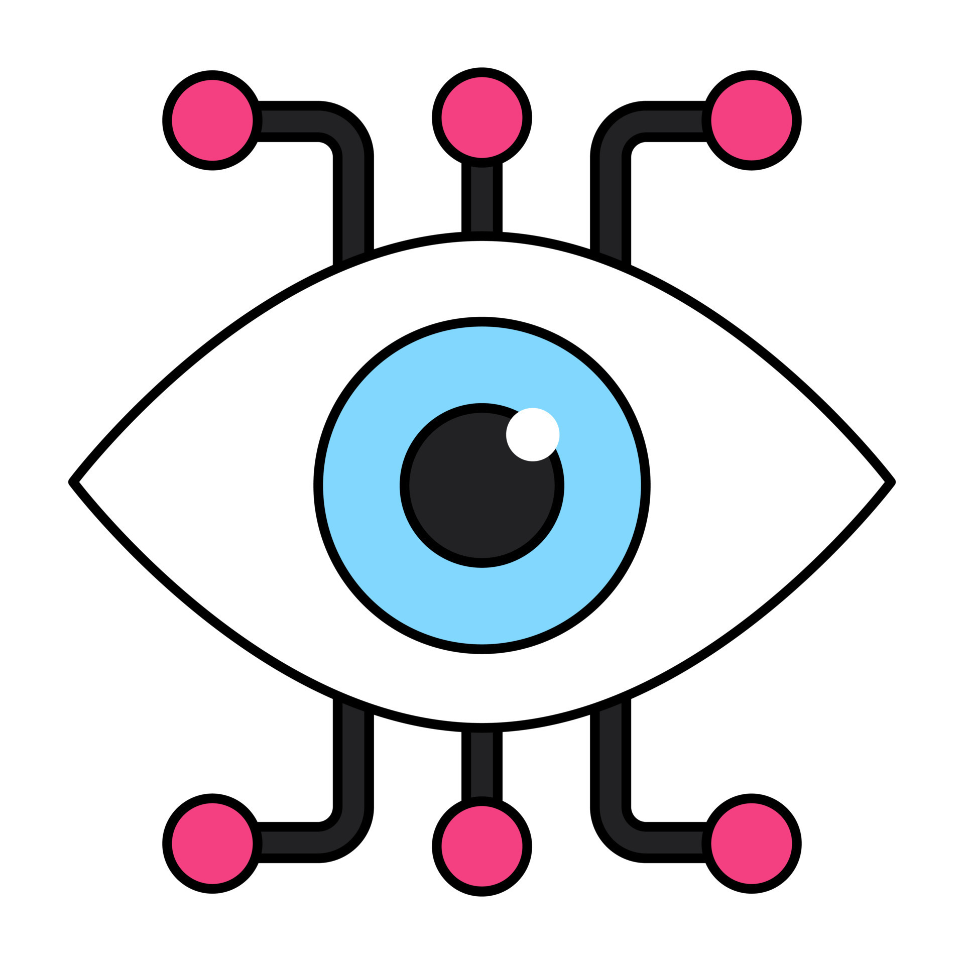 Trendy Vector Design Of Network Monitoring 12976583 Vector Art At Vecteezy