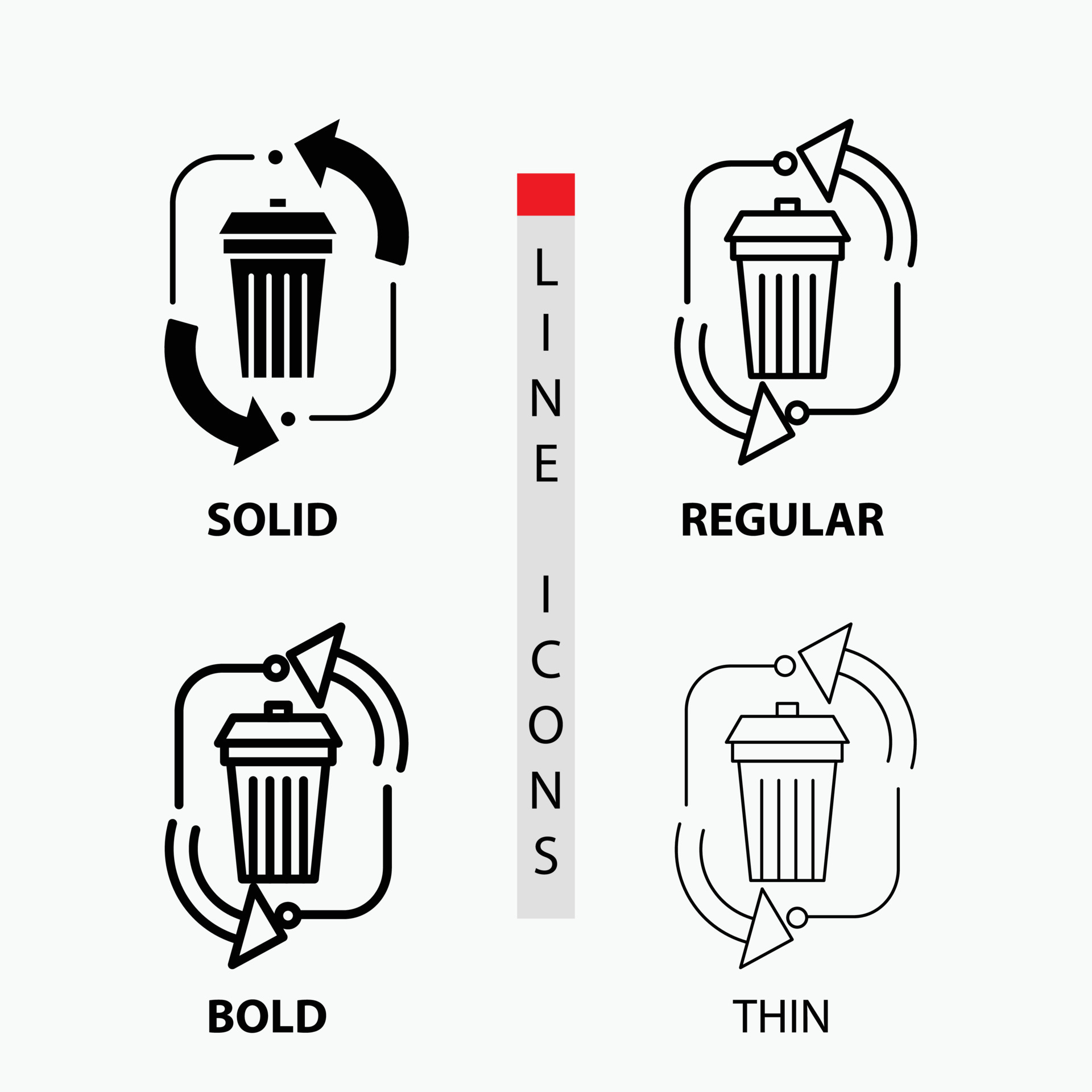 waste. disposal. garbage. management. recycle Icon in Thin. Regular ... waste. disposal. garbage. management. recycle Icon in Thin. Regular ...