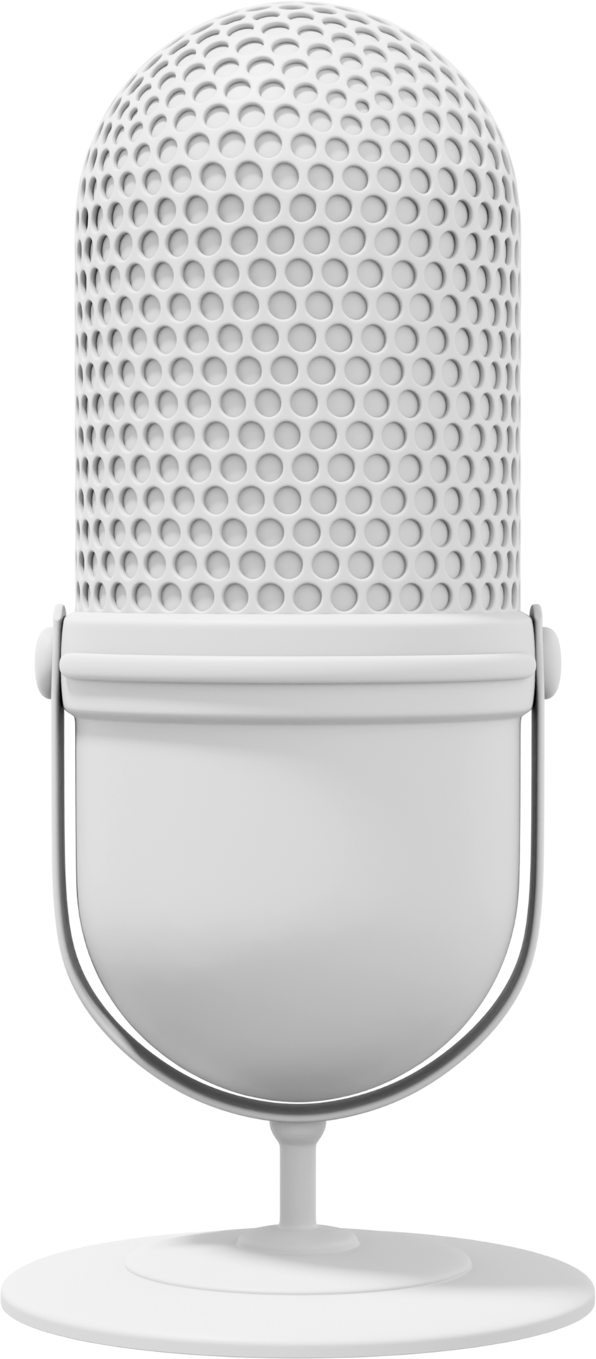 Modern Microphone. Realistic cartoon. White PNG isolated icon on ... Modern Microphone. Realistic cartoon. White PNG isolated icon on ...