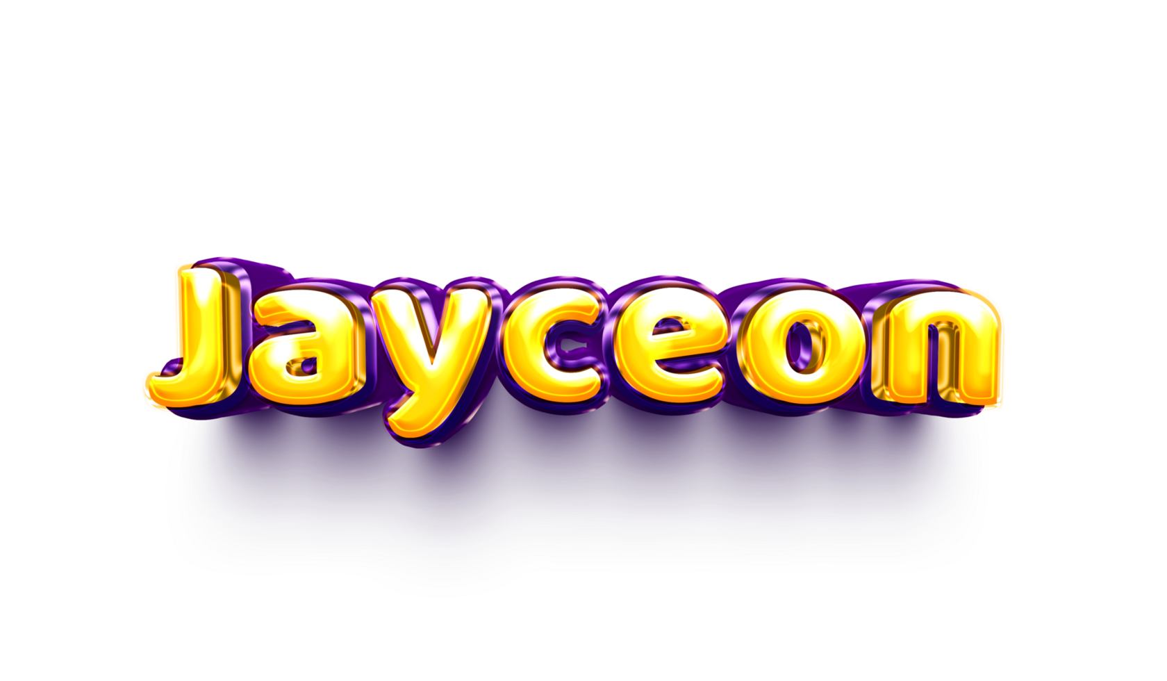 names of boys English helium balloon shiny celebration sticker 3d inflated 12981397 PNG