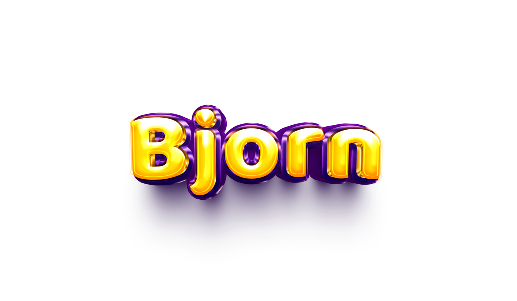 names of boys English helium balloon shiny celebration sticker 3d inflated 12981473 PNG