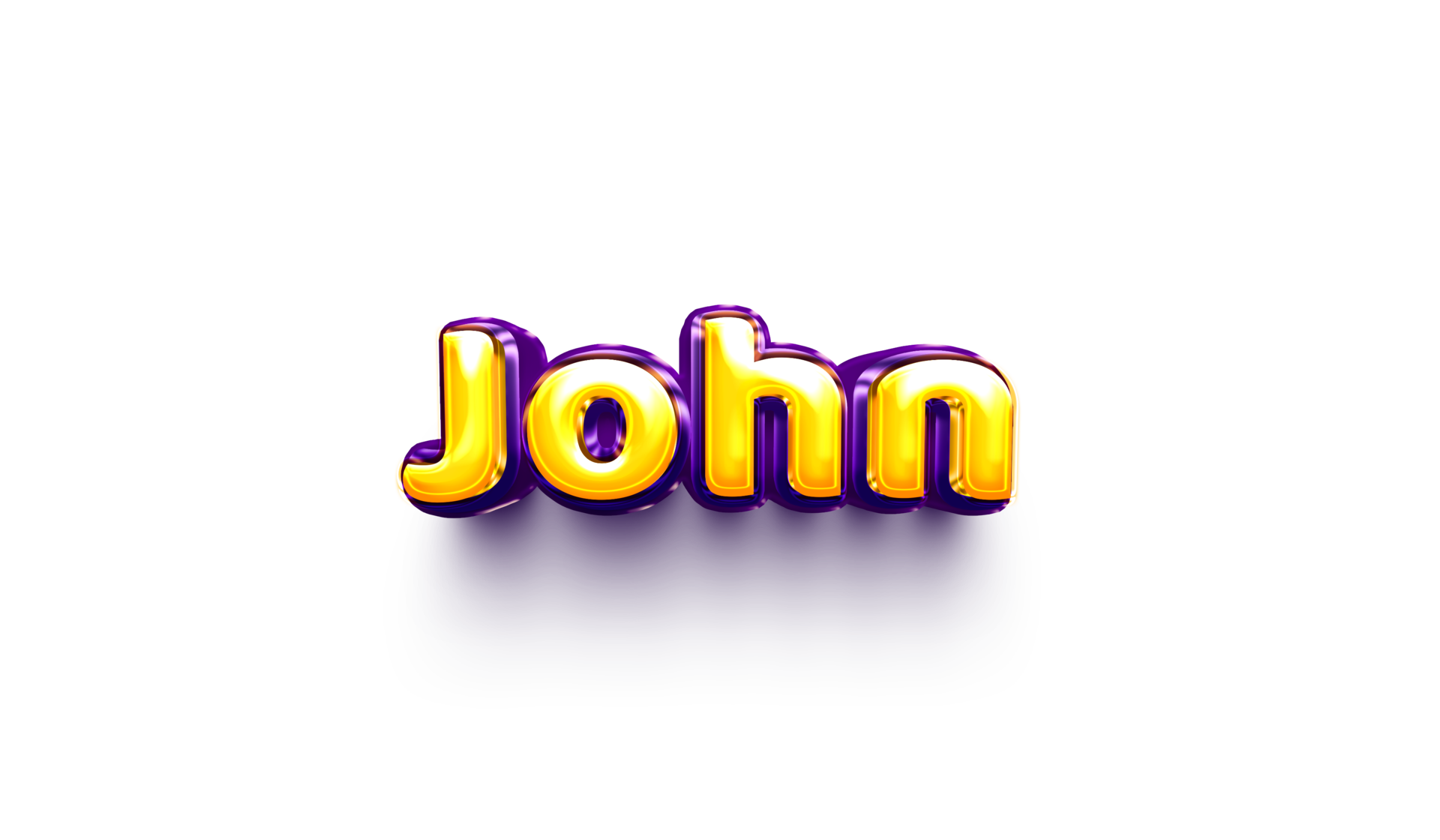 names of boys English helium balloon shiny celebration sticker 3d inflated 12981479 PNG