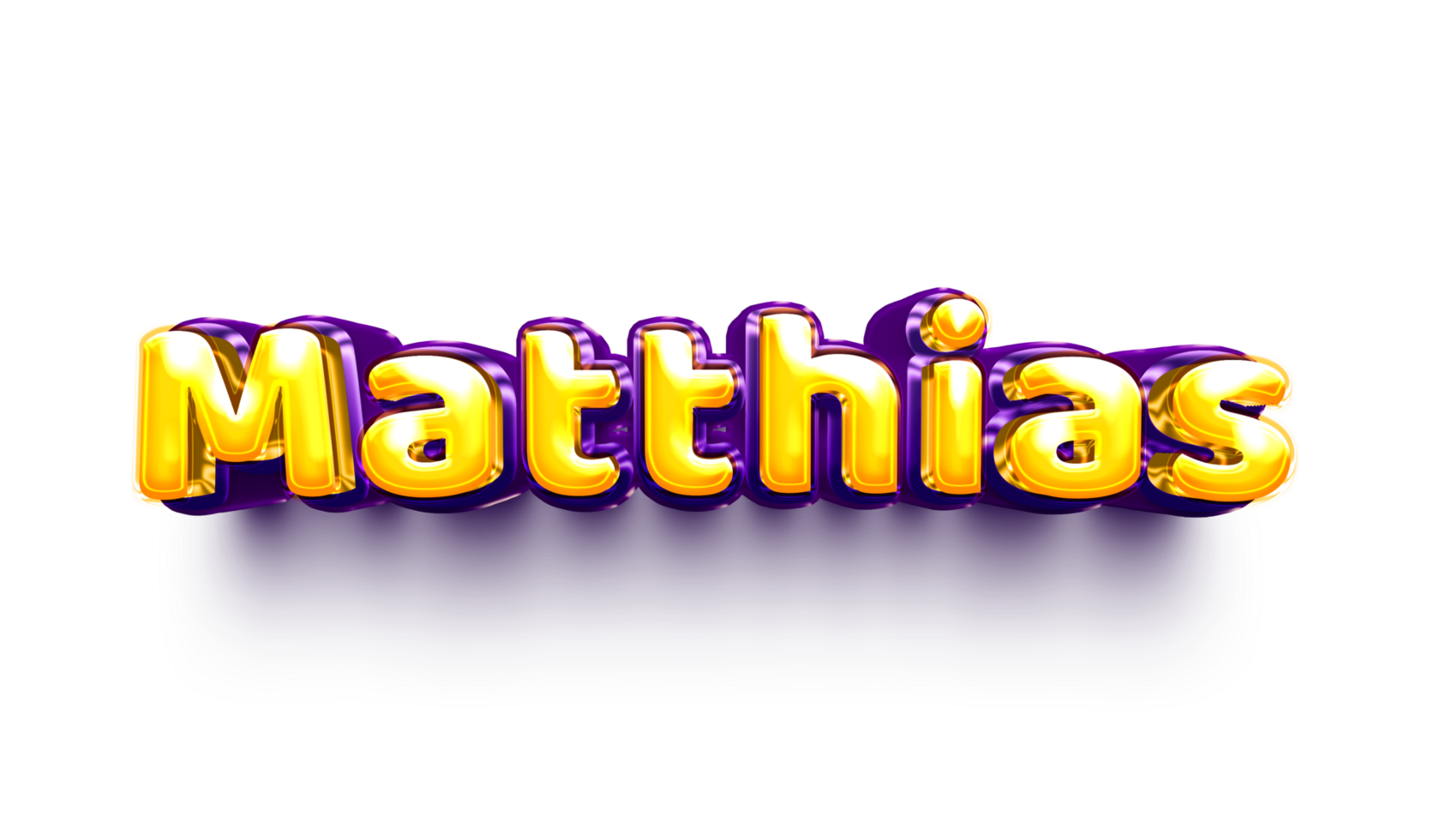 names of boys English helium balloon shiny celebration sticker 3d inflated 12981506 PNG