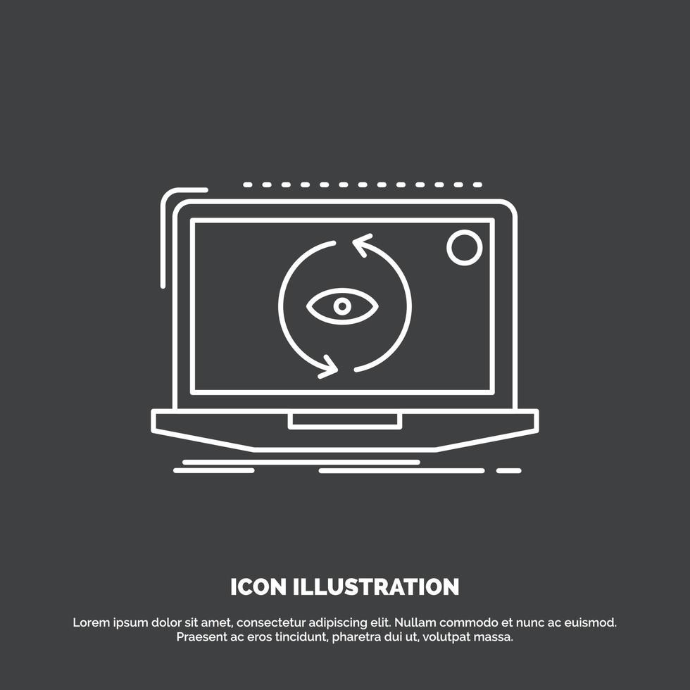 App Application New Software Update Icon Line Vector Symbol For Ui And Ux Website Or