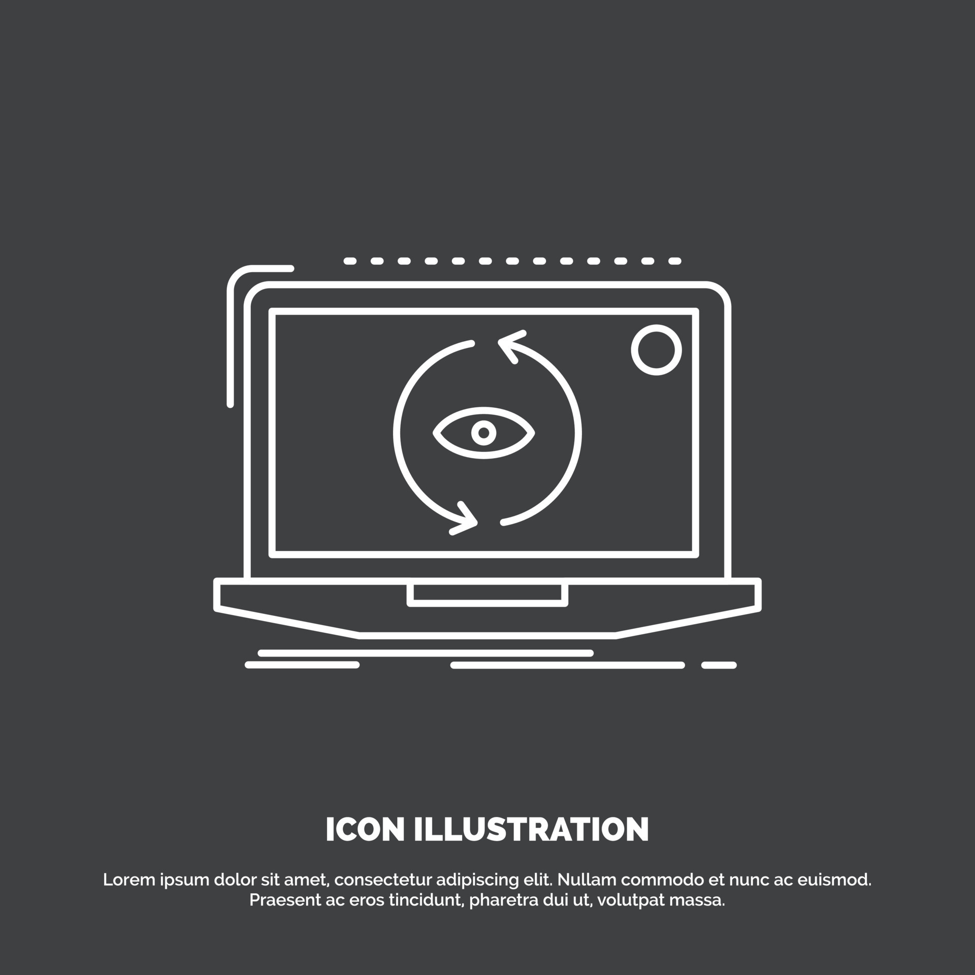 App Application New Software Update Icon Line Vector Symbol For Ui