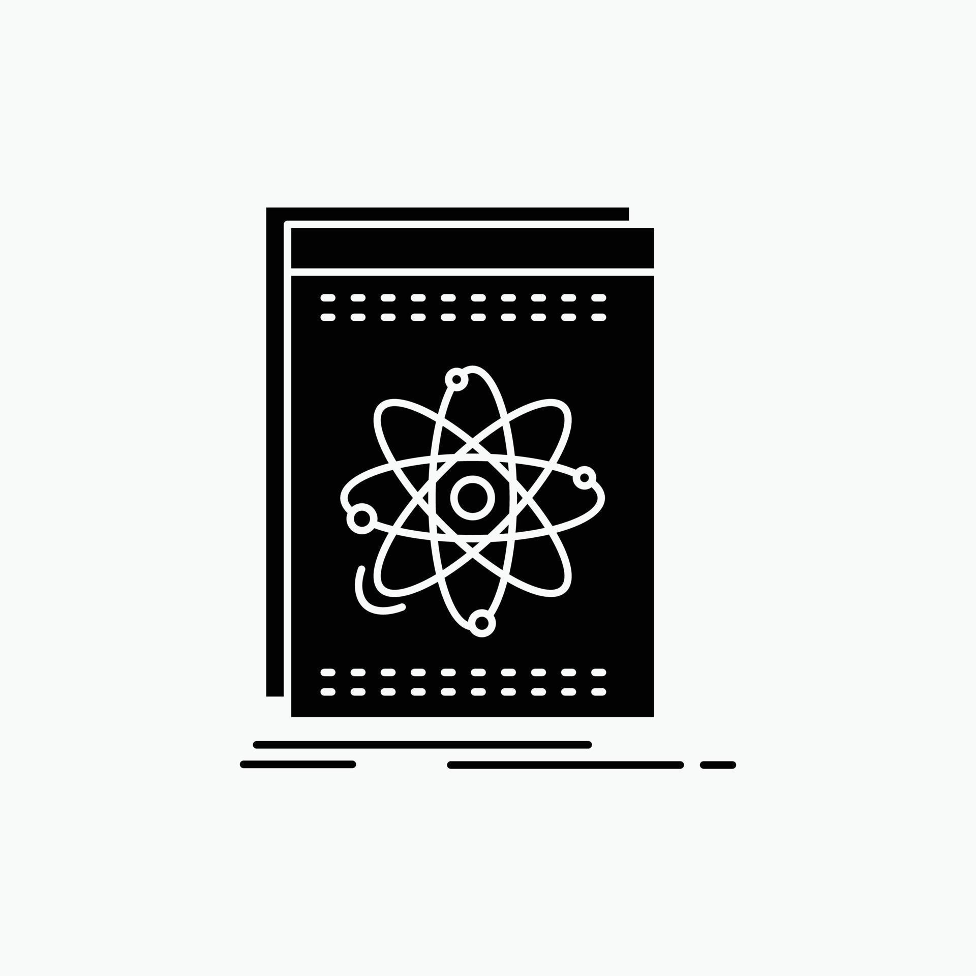 Api Application Developer Platform Science Glyph Icon Vector