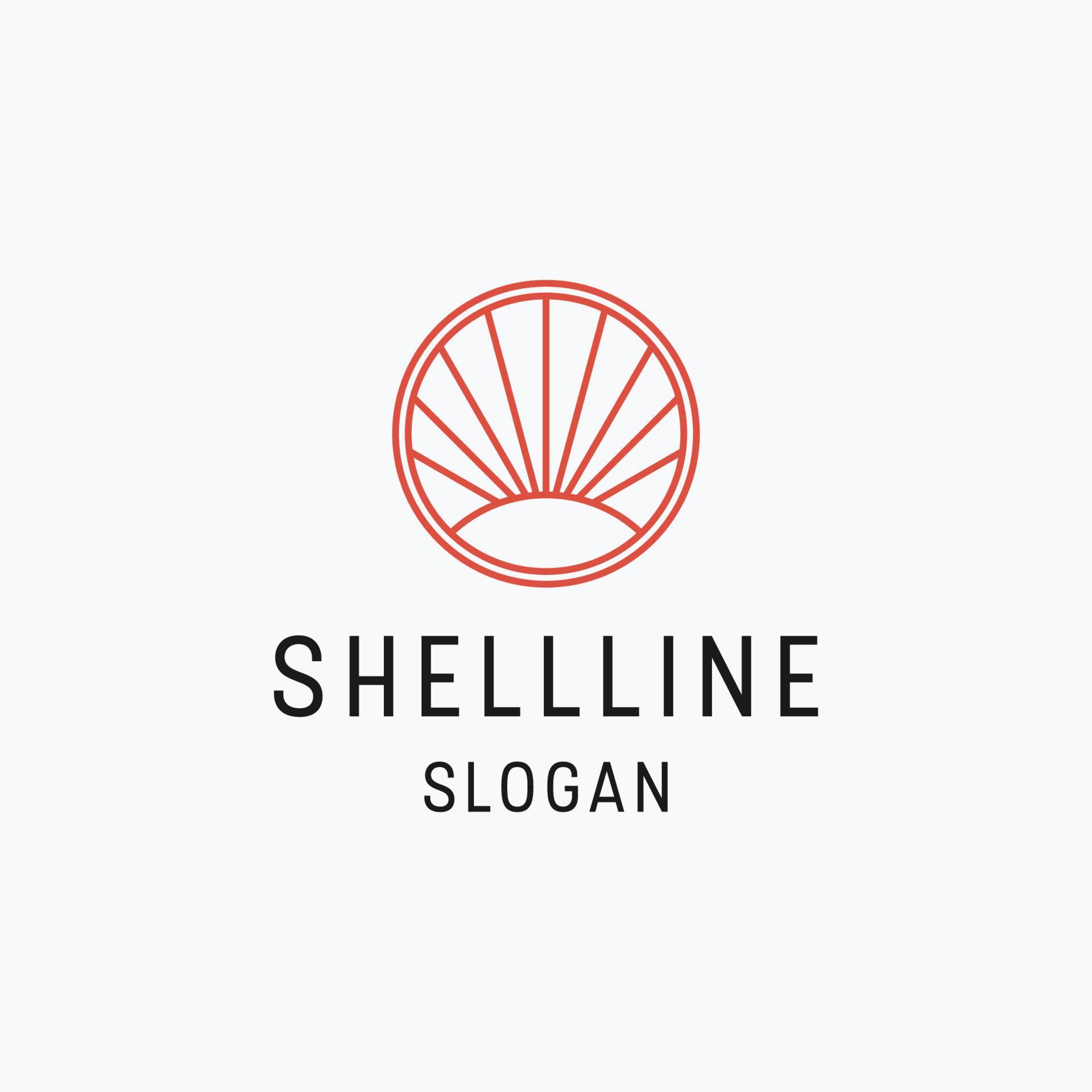 Shell logo icon flat design template 12982751 Vector Art at Vecteezy
