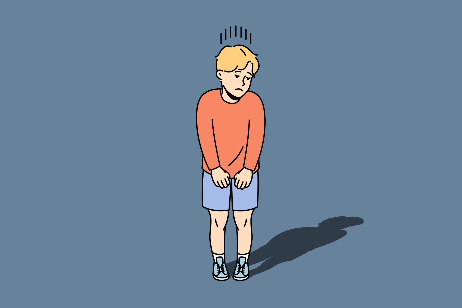 Unhappy small boy child feel insecure and lonely. Upset little kid ... Unhappy small boy child feel insecure and lonely. Upset little kid ...