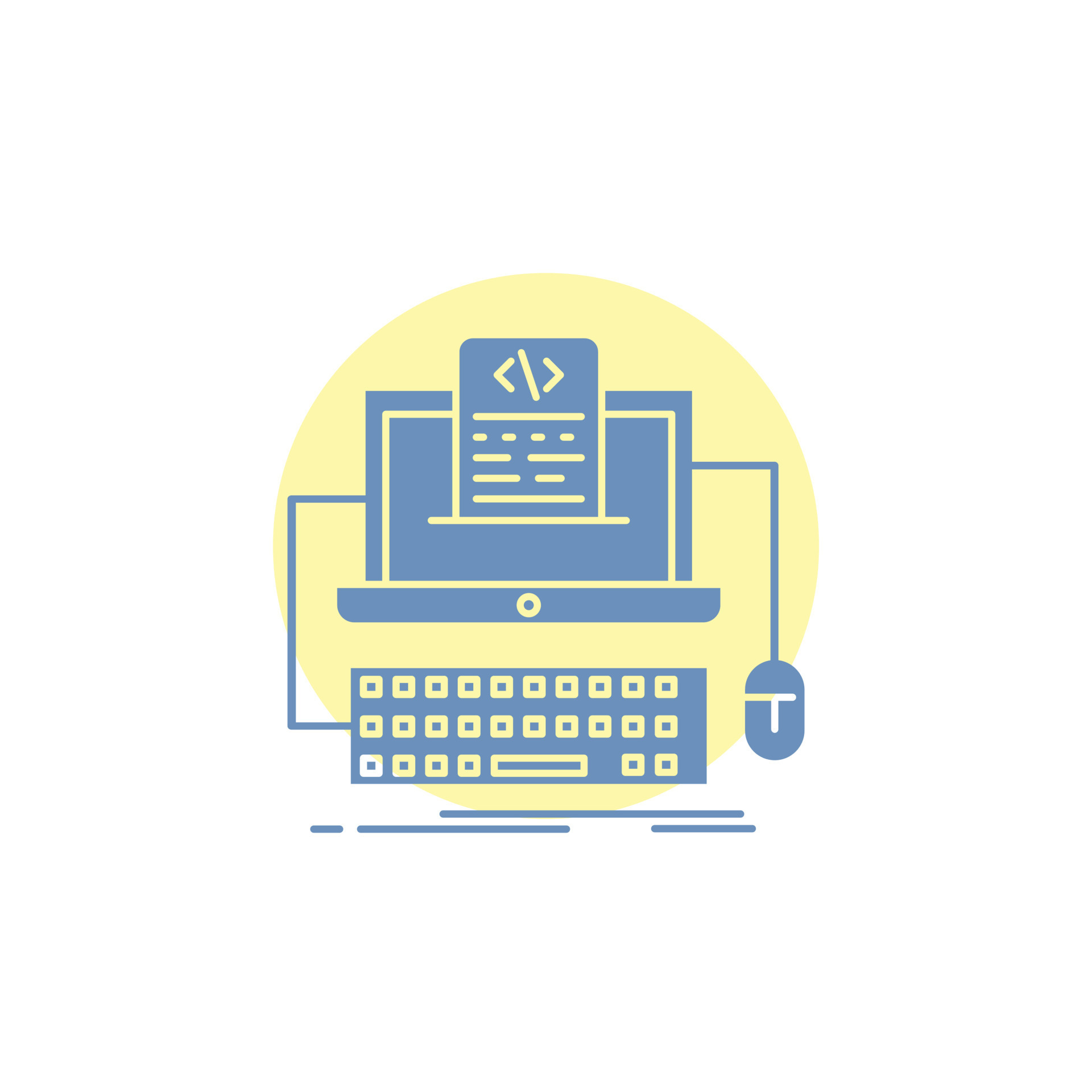 Code Coding Computer Monoblock Screen Glyph Icon 12983889 Vector Art At Vecteezy