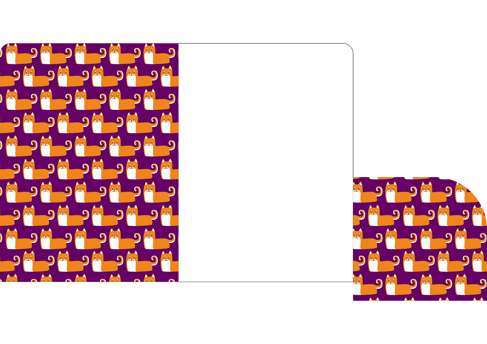 File Folder Design With Cat Pattern Themefile Folder Design With Cat