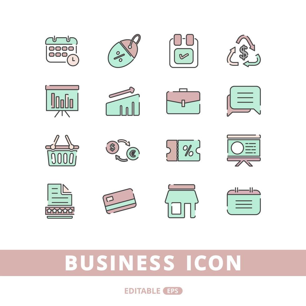 Business icon vector illustration 12986485 Vector Art at Vecteezy