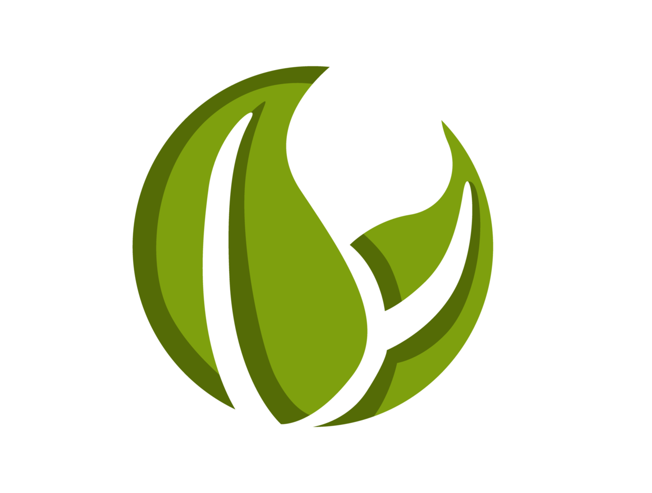 icono de logotipo de hoja verde ecológico 12986770 PNG