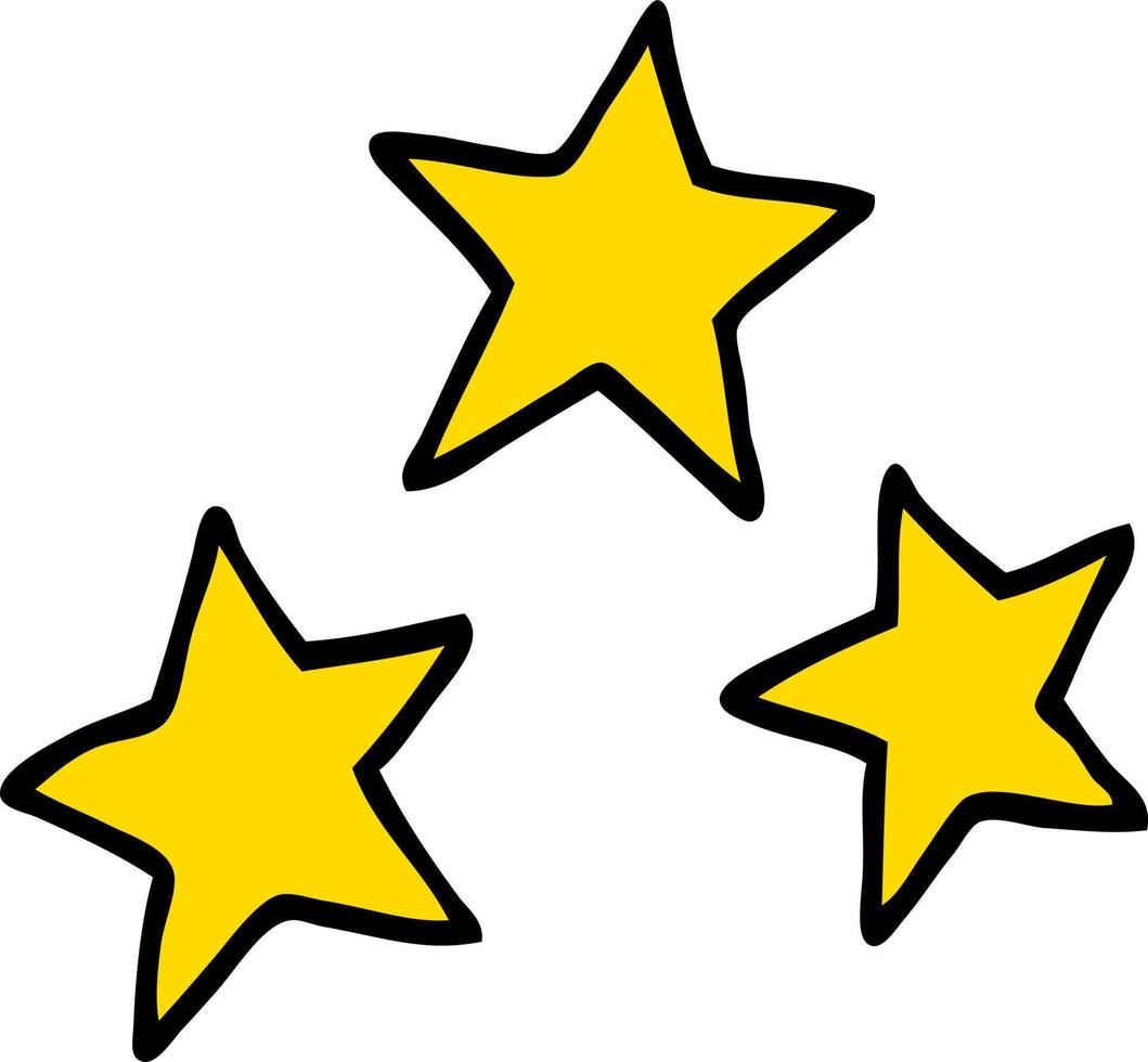 doodle cartoon stars 12989749 Vector Art at Vecteezy