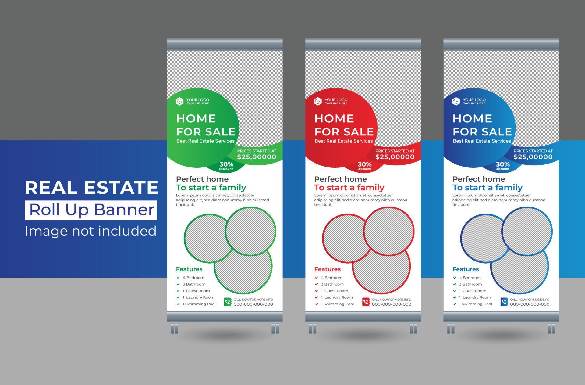 Real estate roll-up banner, pull-up, signage stand, standee roll-up ... Real estate roll-up banner, pull-up, signage stand, standee roll-up ...