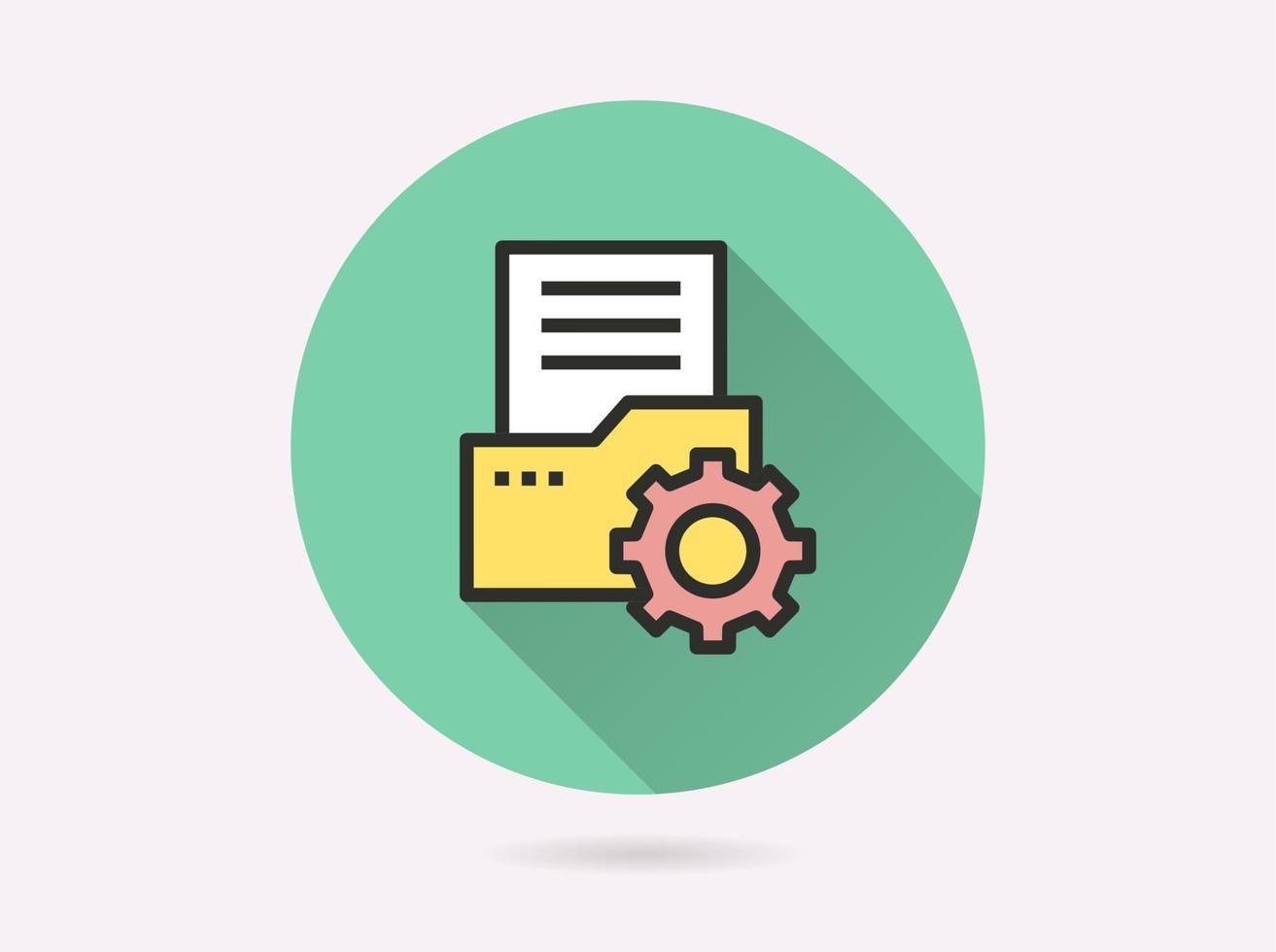 File setting icon for graphic and web design. 12990946 Vector Art at ...