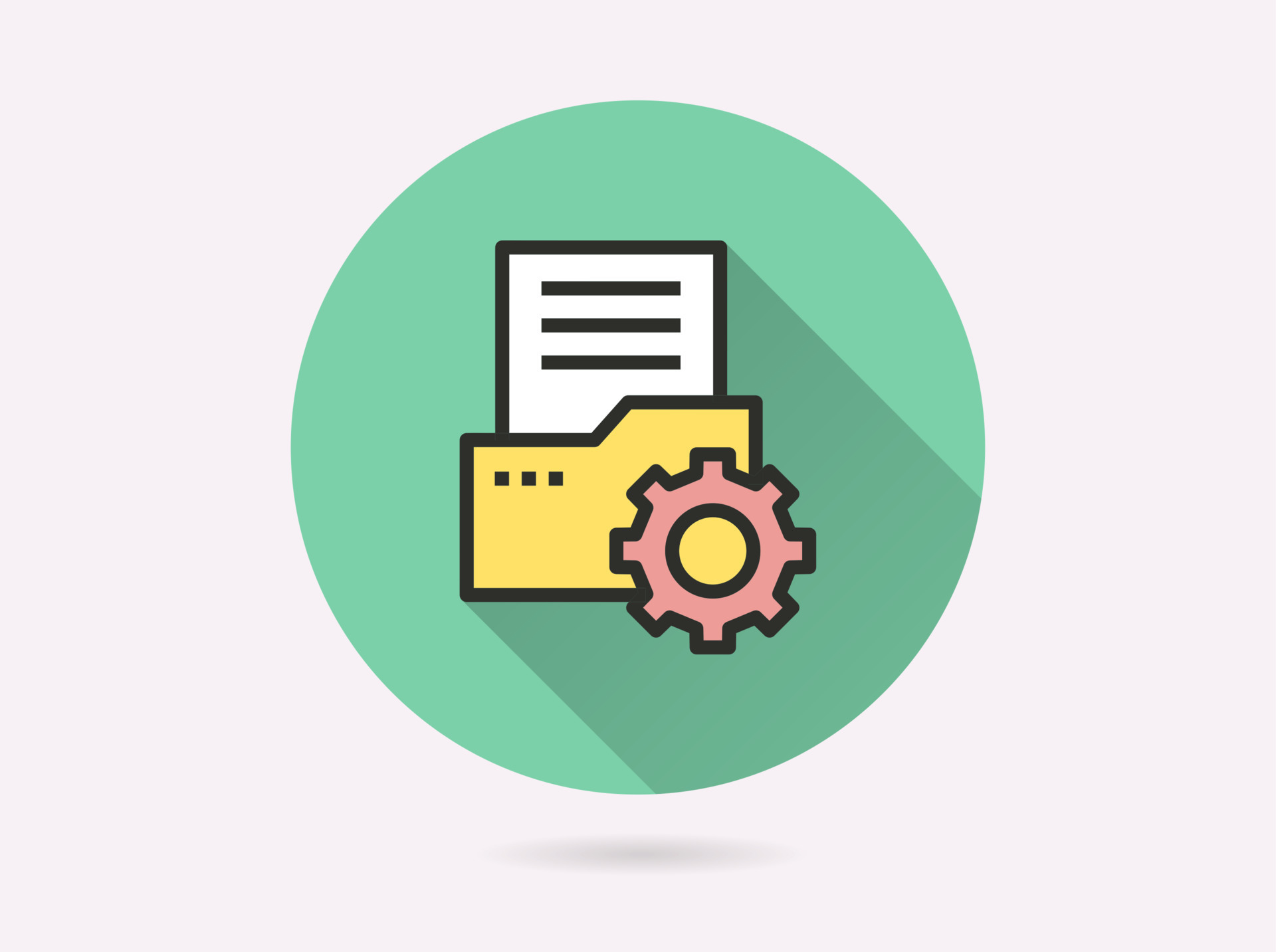 File setting icon for graphic and web design. 12990946 Vector Art at ...